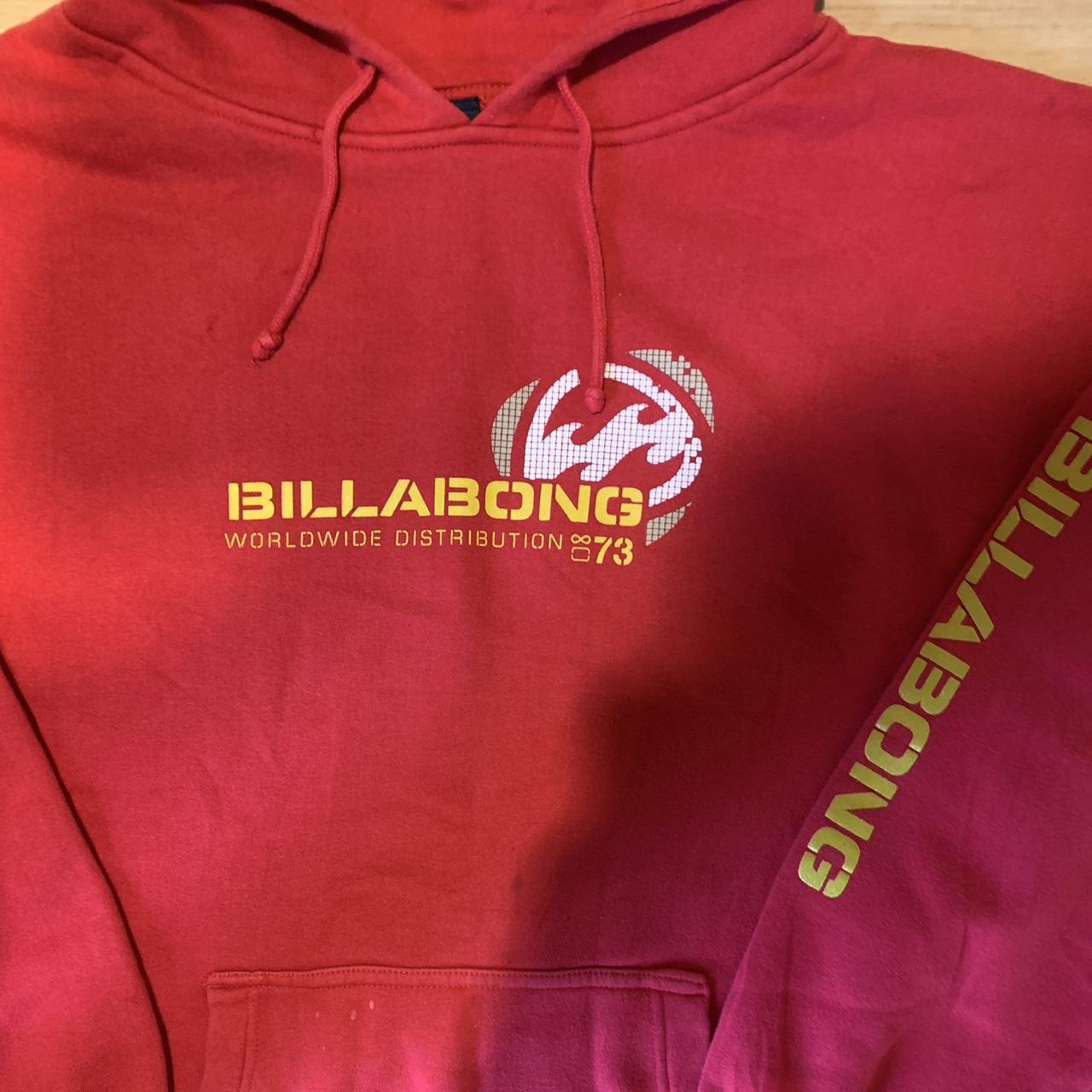 Super fresh y2k billabong hoodie Super sick logo... - Depop