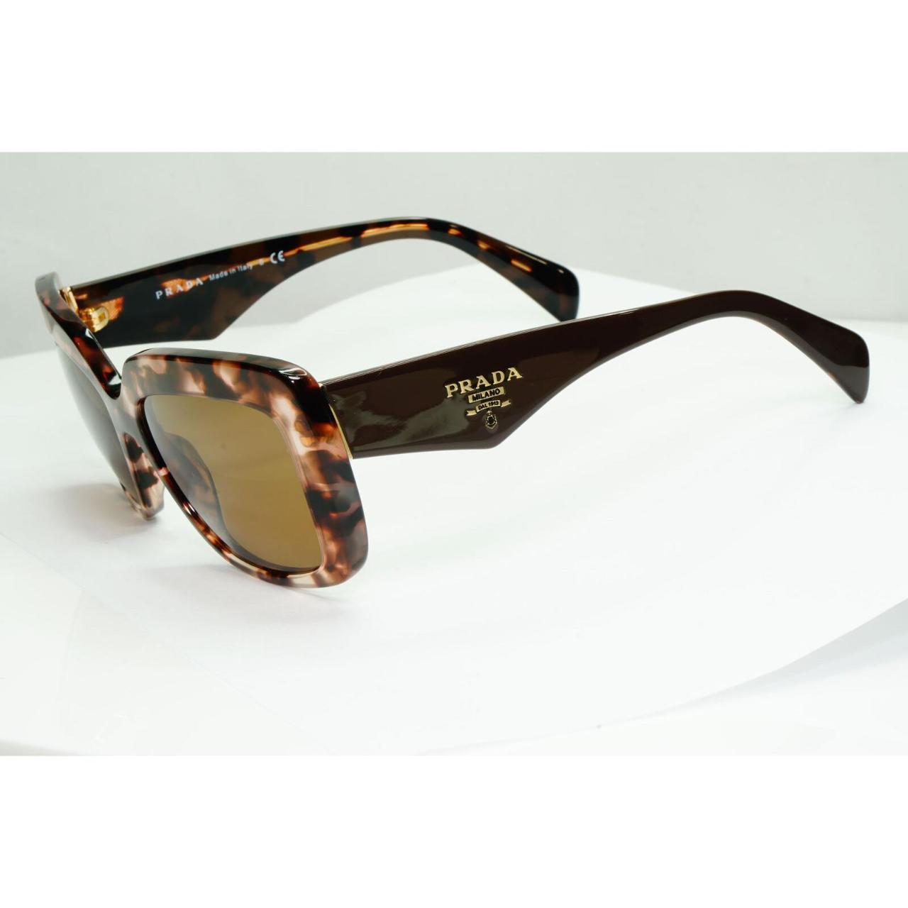 SKU: 165778739732 Prada 2014 Brown Sunglasses... - Depop