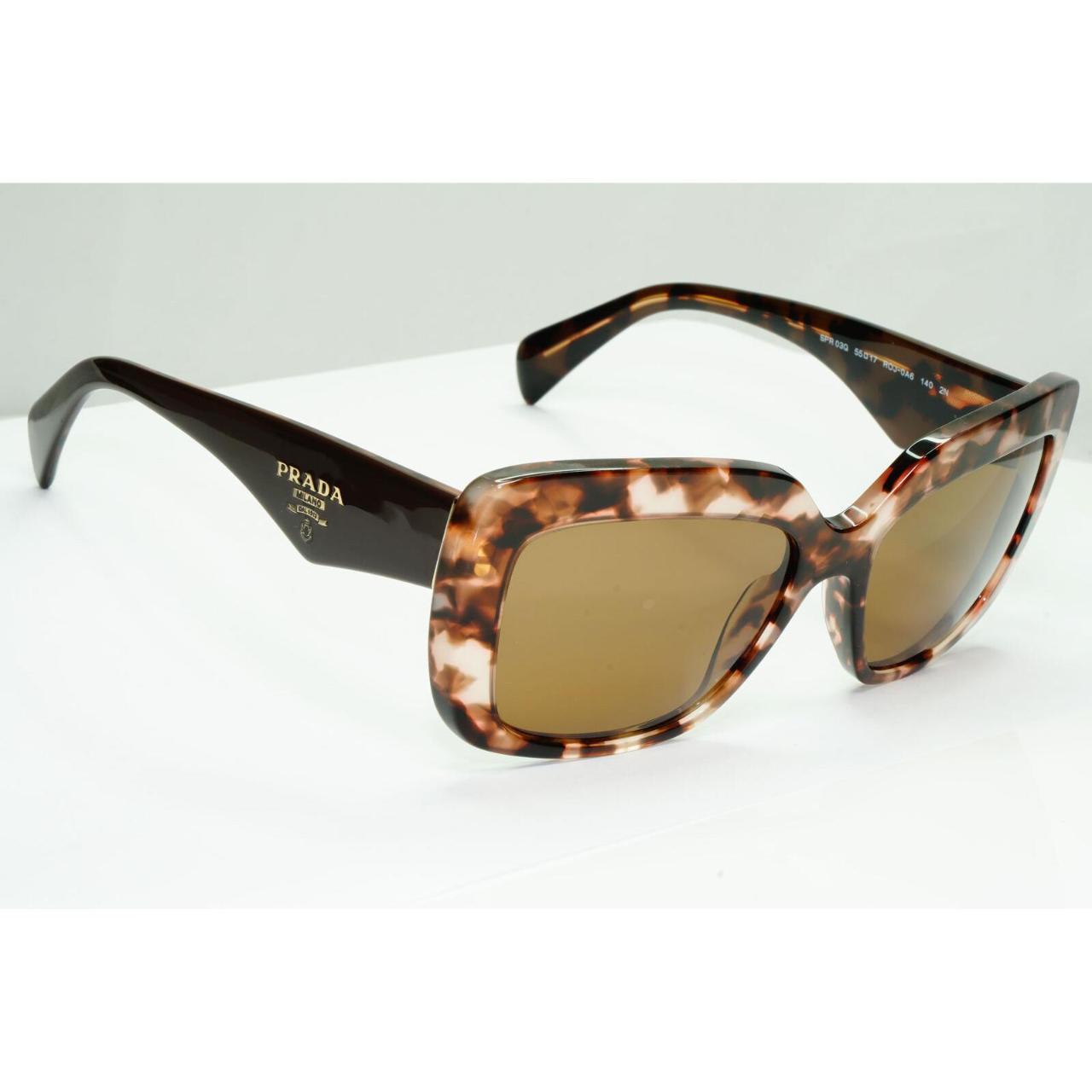 SKU: 165778739732 Prada 2014 Brown Sunglasses... - Depop