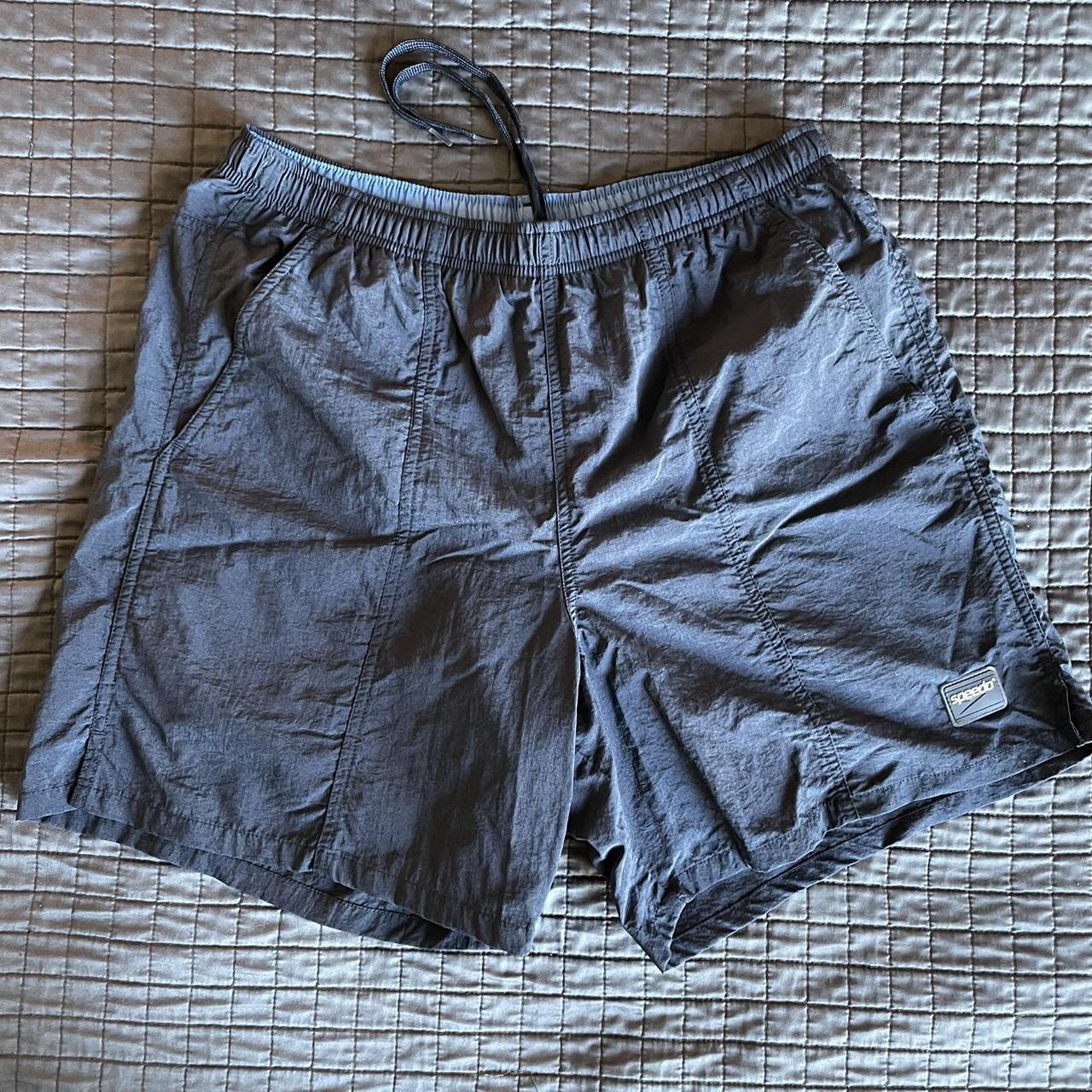 Men’s SPEEDO swim trunks Color: black Size: tagged... - Depop