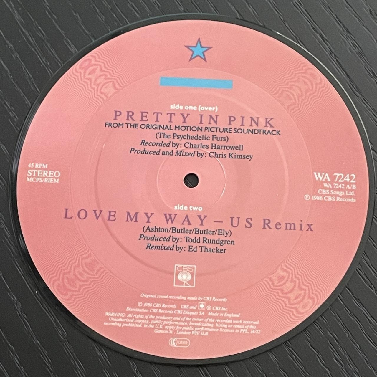 1986 PSYCHEDELIC FURS 7” picture disc “PRETTY IN... - Depop