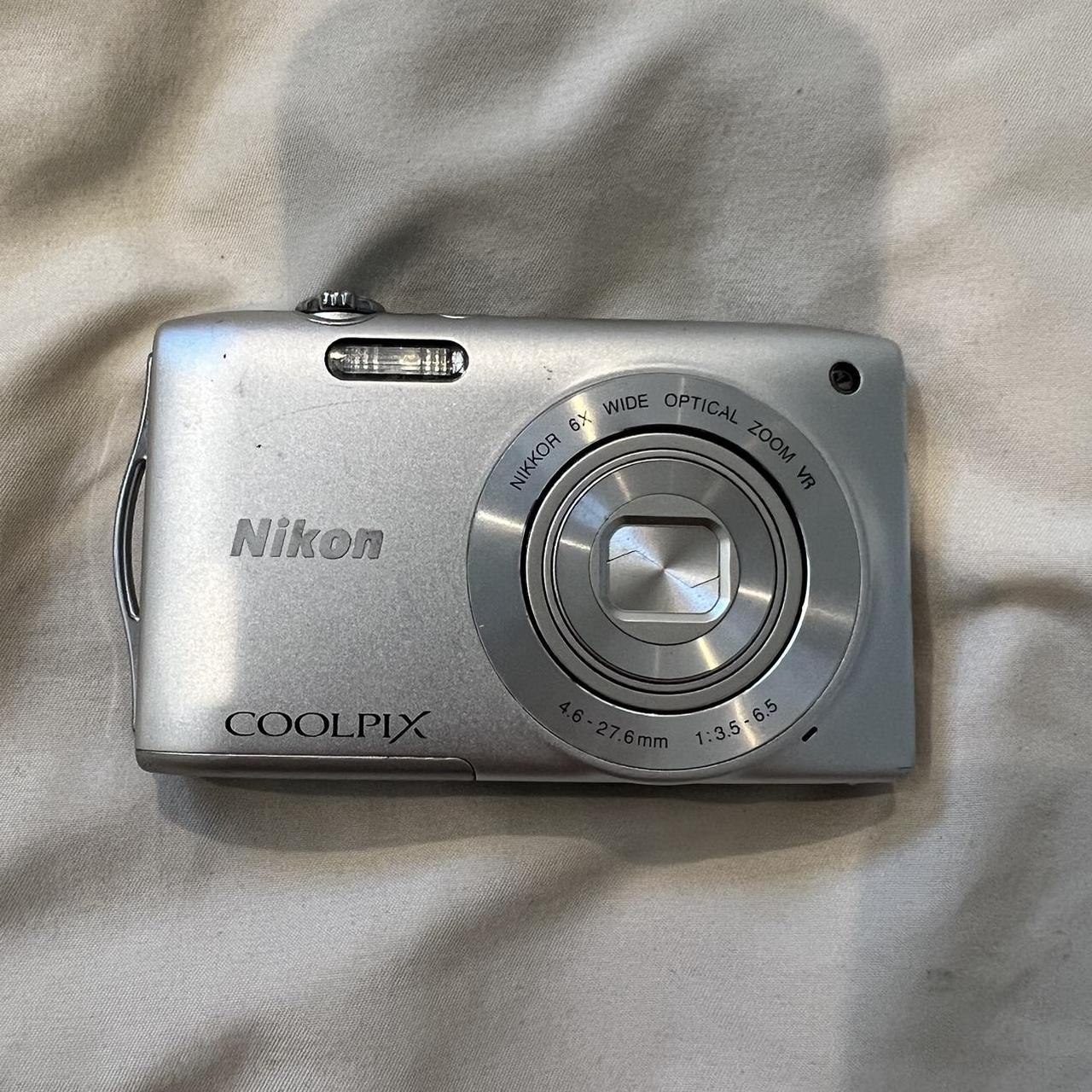 vintage digital camera bundle, nikon coolpix S3300... - Depop