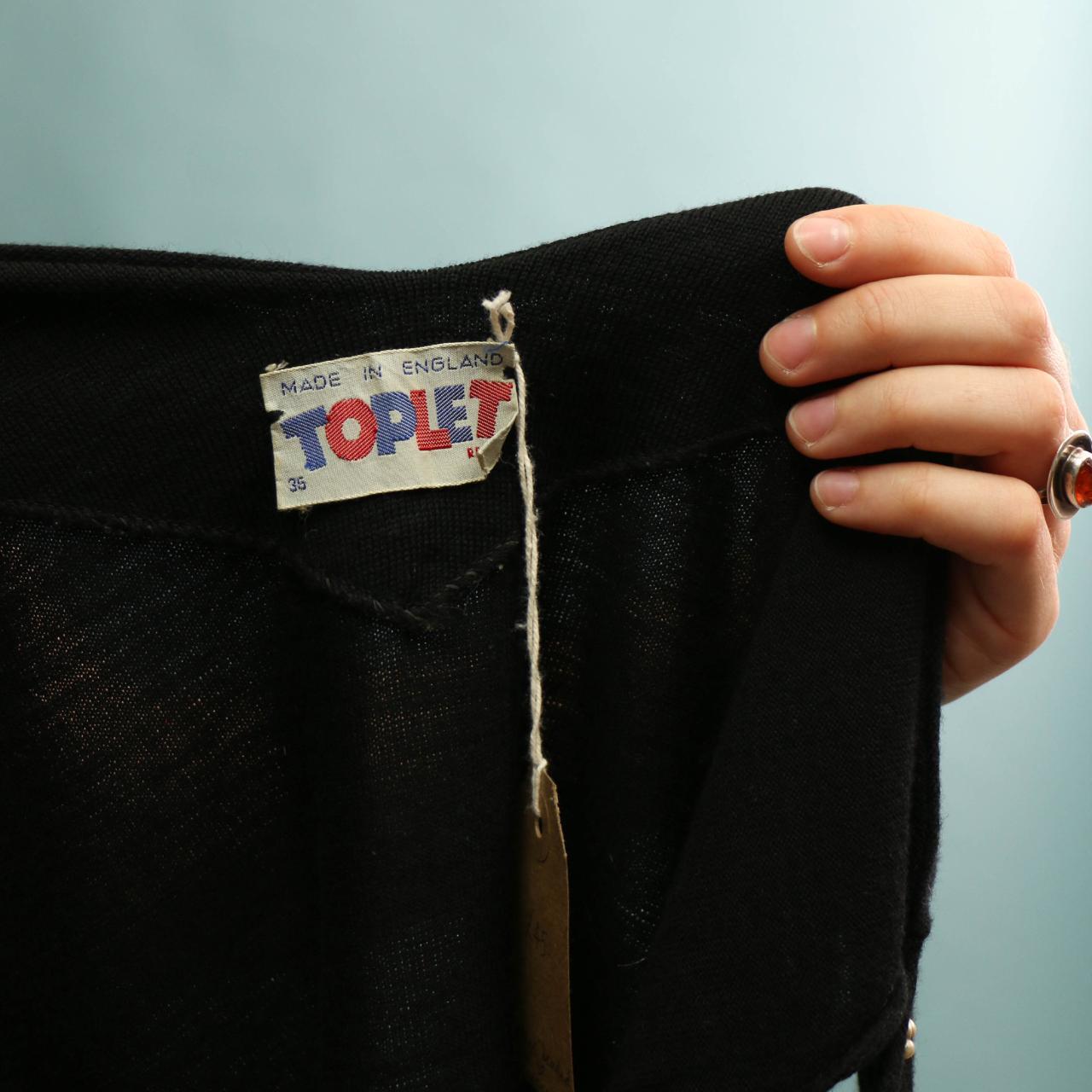 60s Wool Top Incredible 1960s vintage simple v neck... - Depop