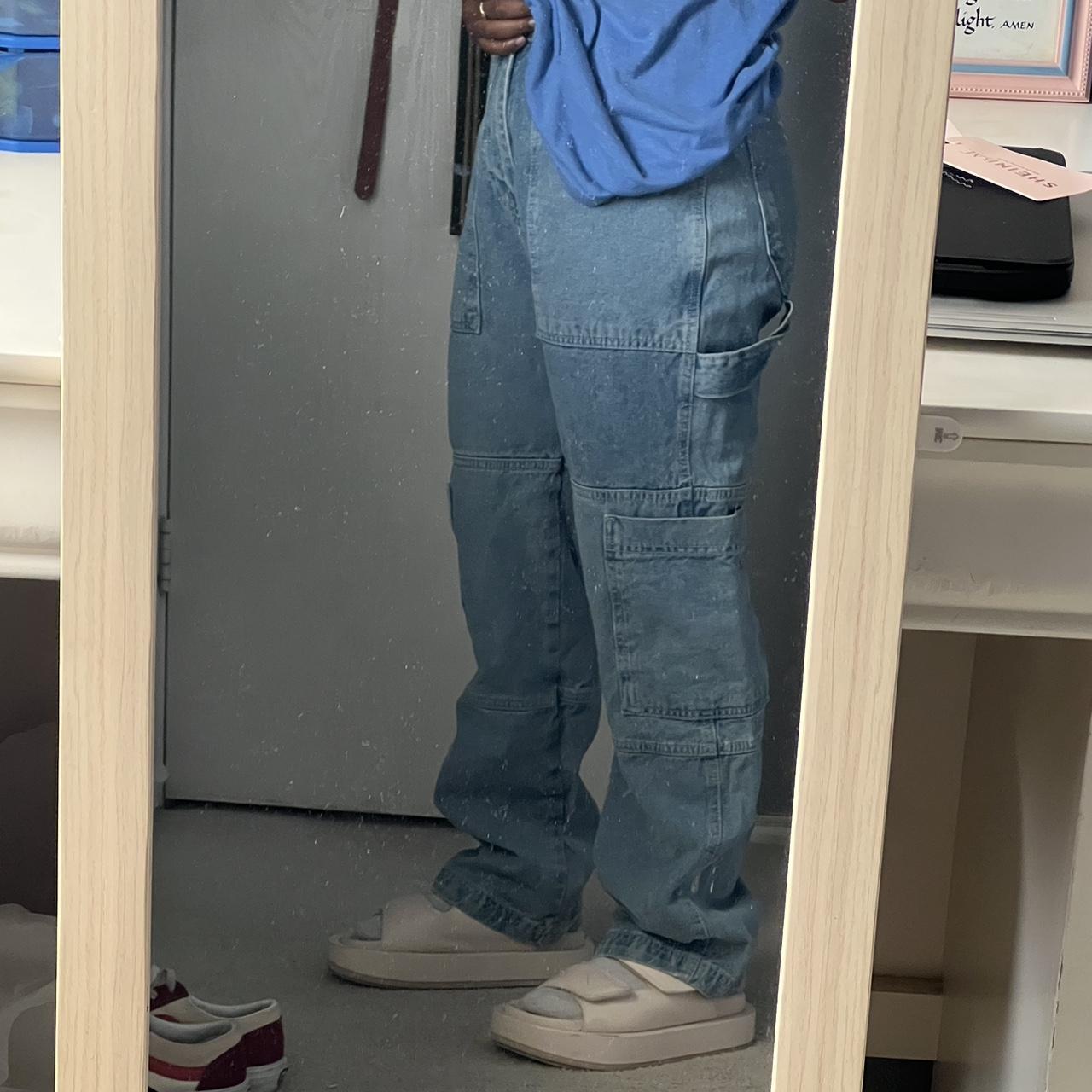 Ragged Denim Cargo Jeans these are SO cool and are... - Depop