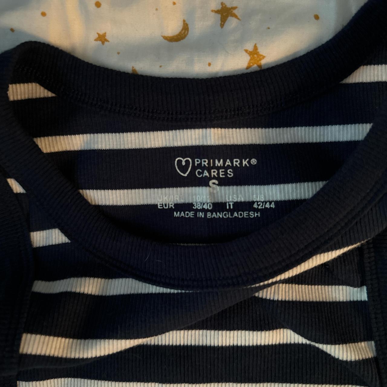 Primark striped tank top 🦈 size small 🦈 no... - Depop