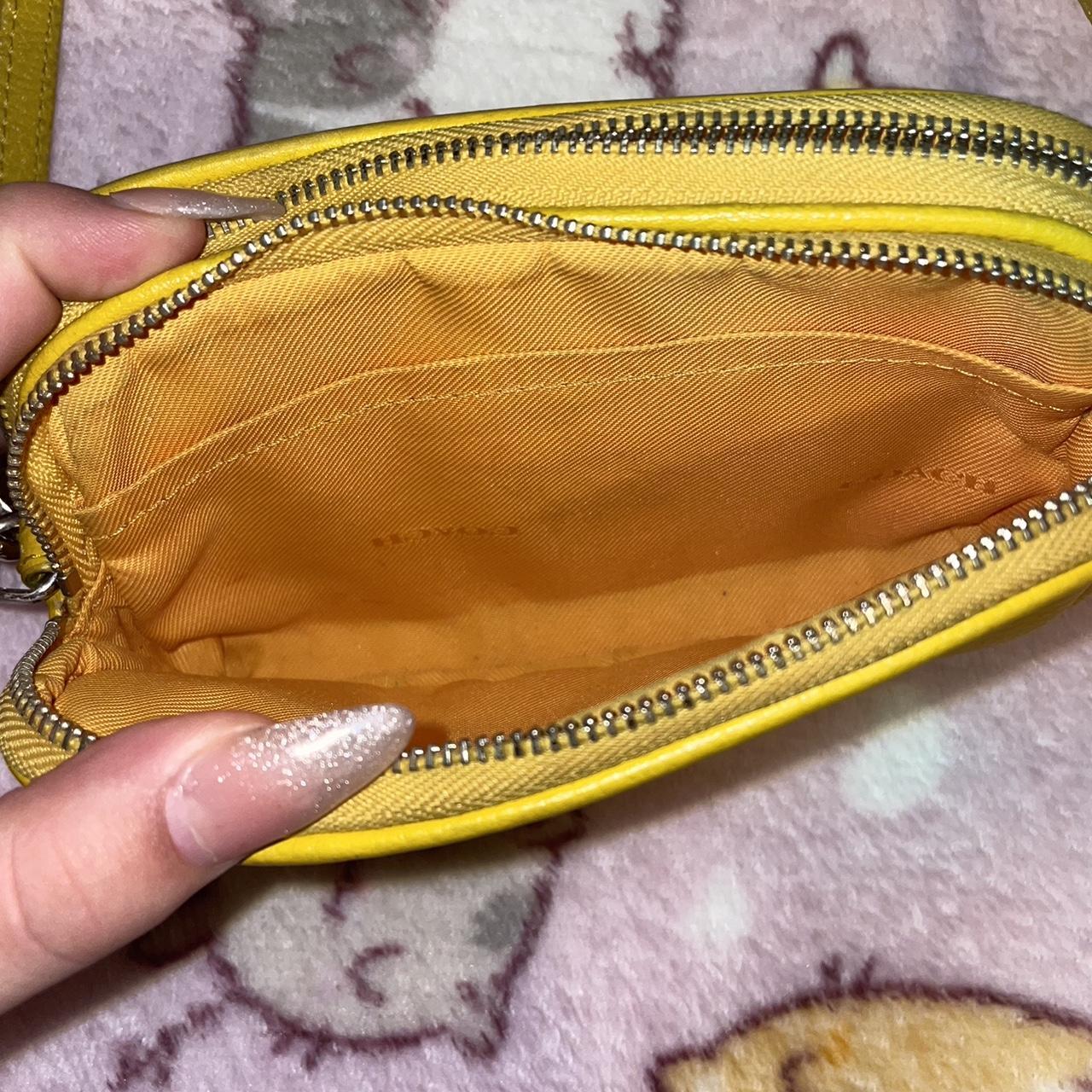 yellow coach purse! ‼️msg me b4 buying‼️ ill answer... - Depop