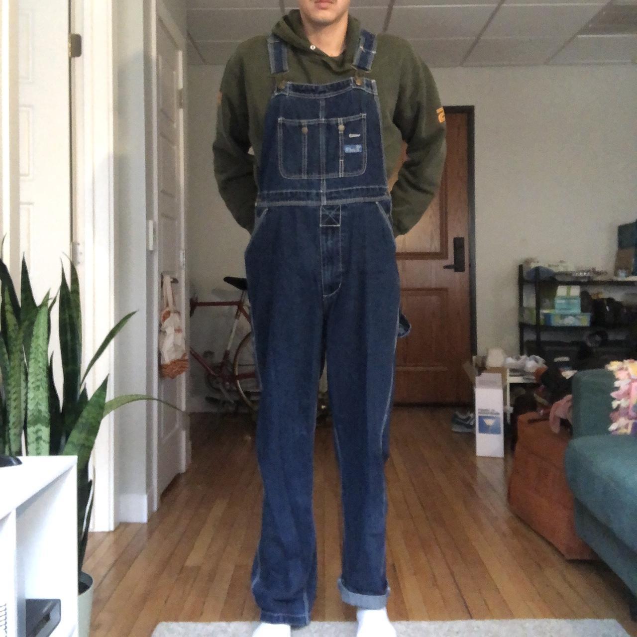 RURAL KING DENIM OVERALLS Heavy duty workwear... - Depop