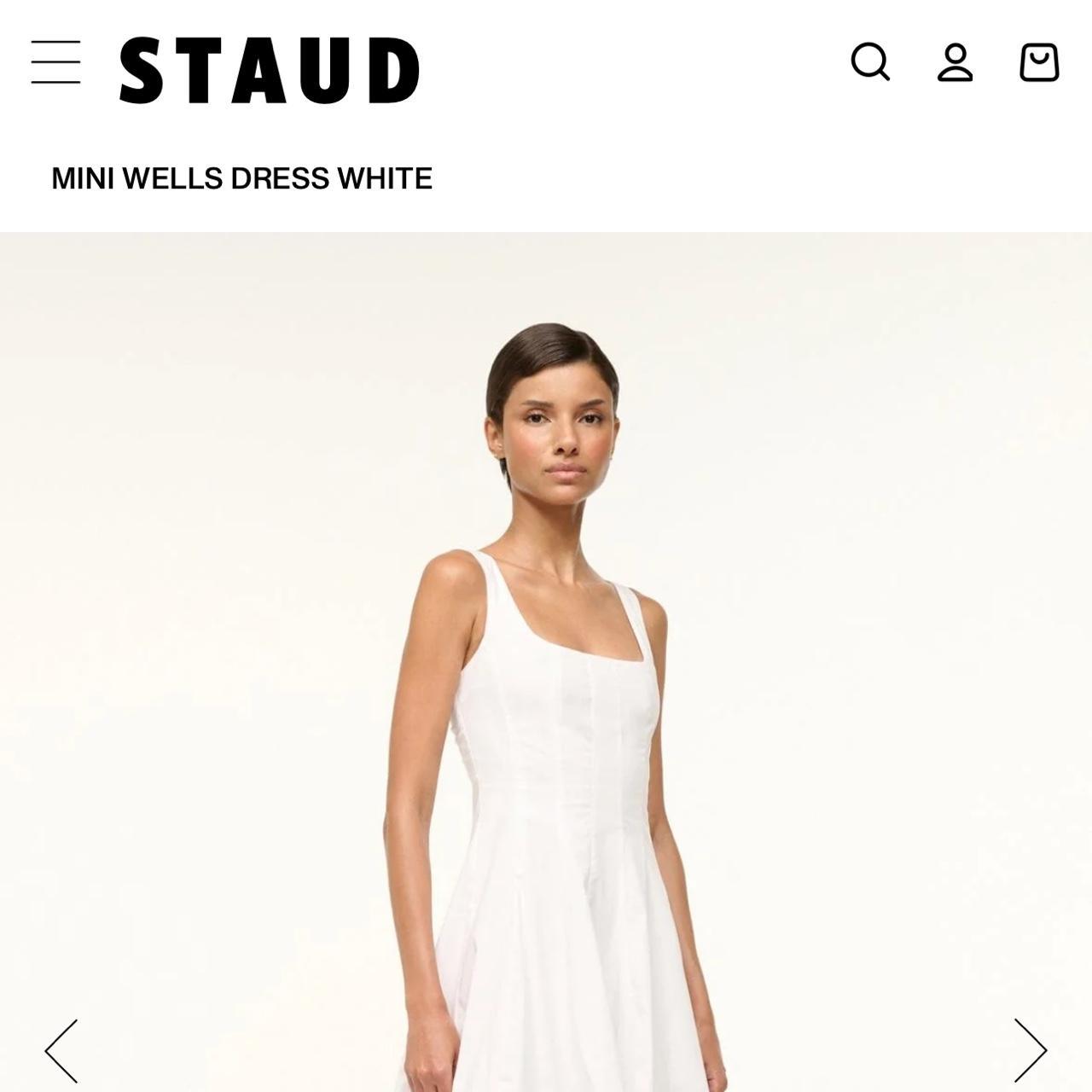 Staud Mini Wells Dress Originally: $195 | Depop