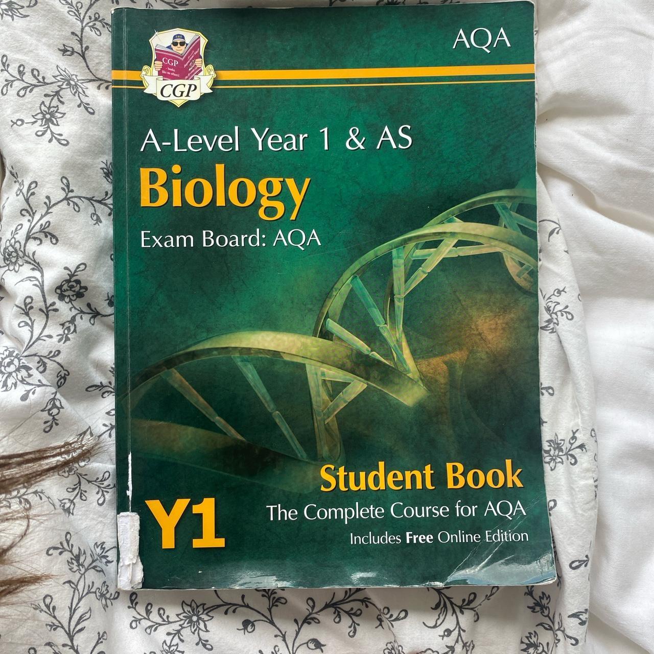 A level biology textbooks year 1 and 2 Bought on... - Depop