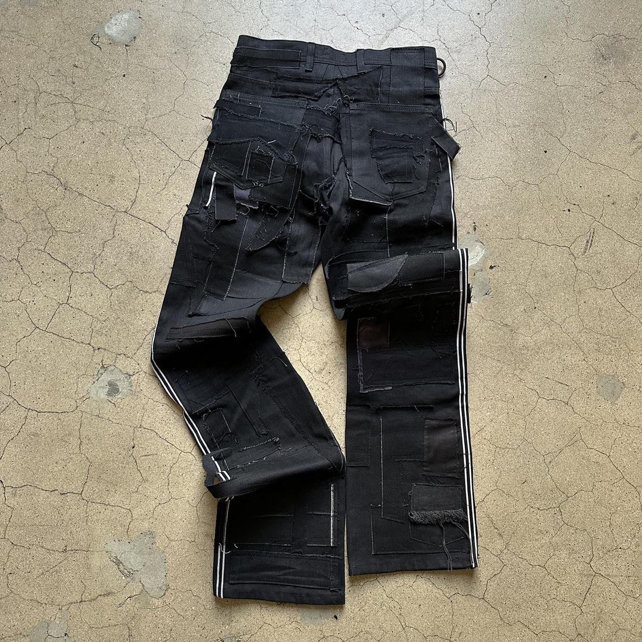 ANT/ANTI Crazy Patchwork Selvedge Denim 100%... - Depop