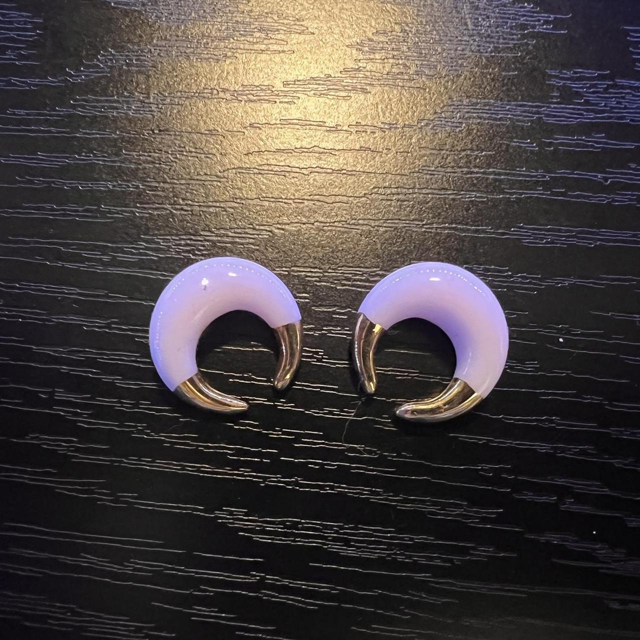 Pink & Gold Pincher Plugs 00 - Depop