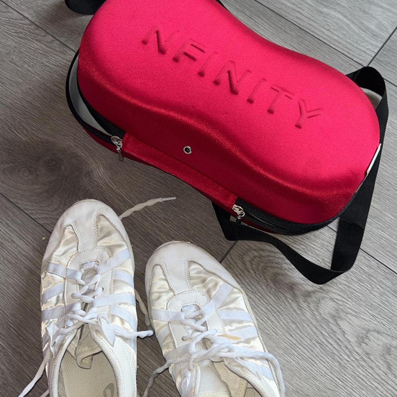 NFINITY evolution cheer shoes with carry case - worn... - Depop