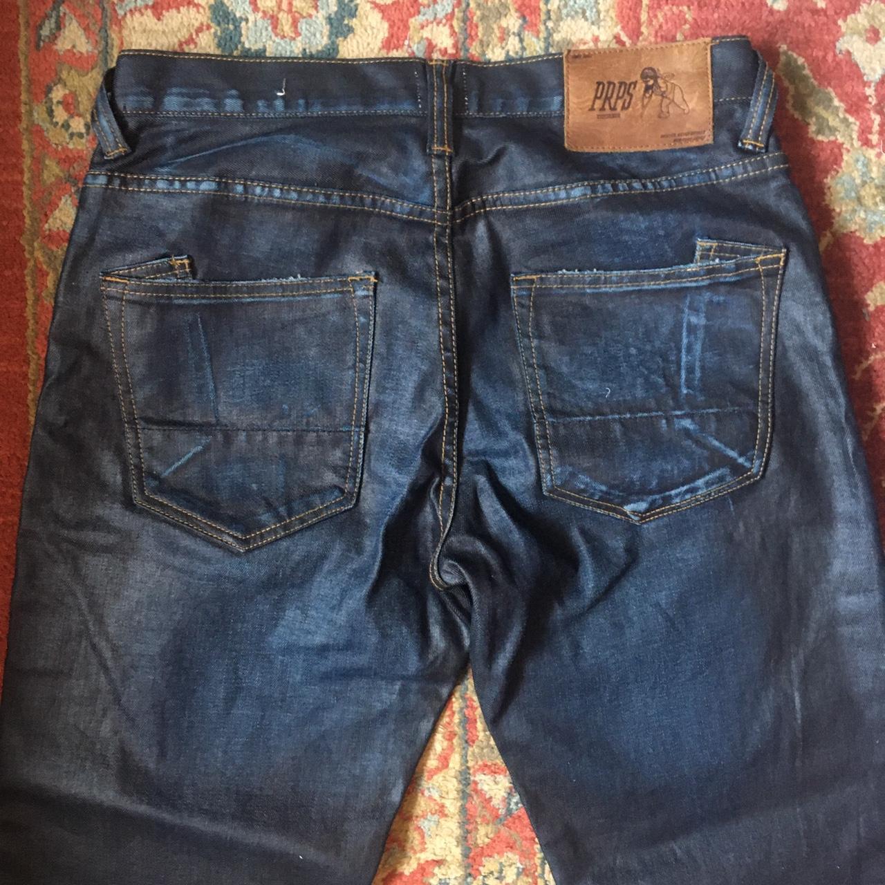 PRPS waxed 31” button fly jeans! i love these but... - Depop