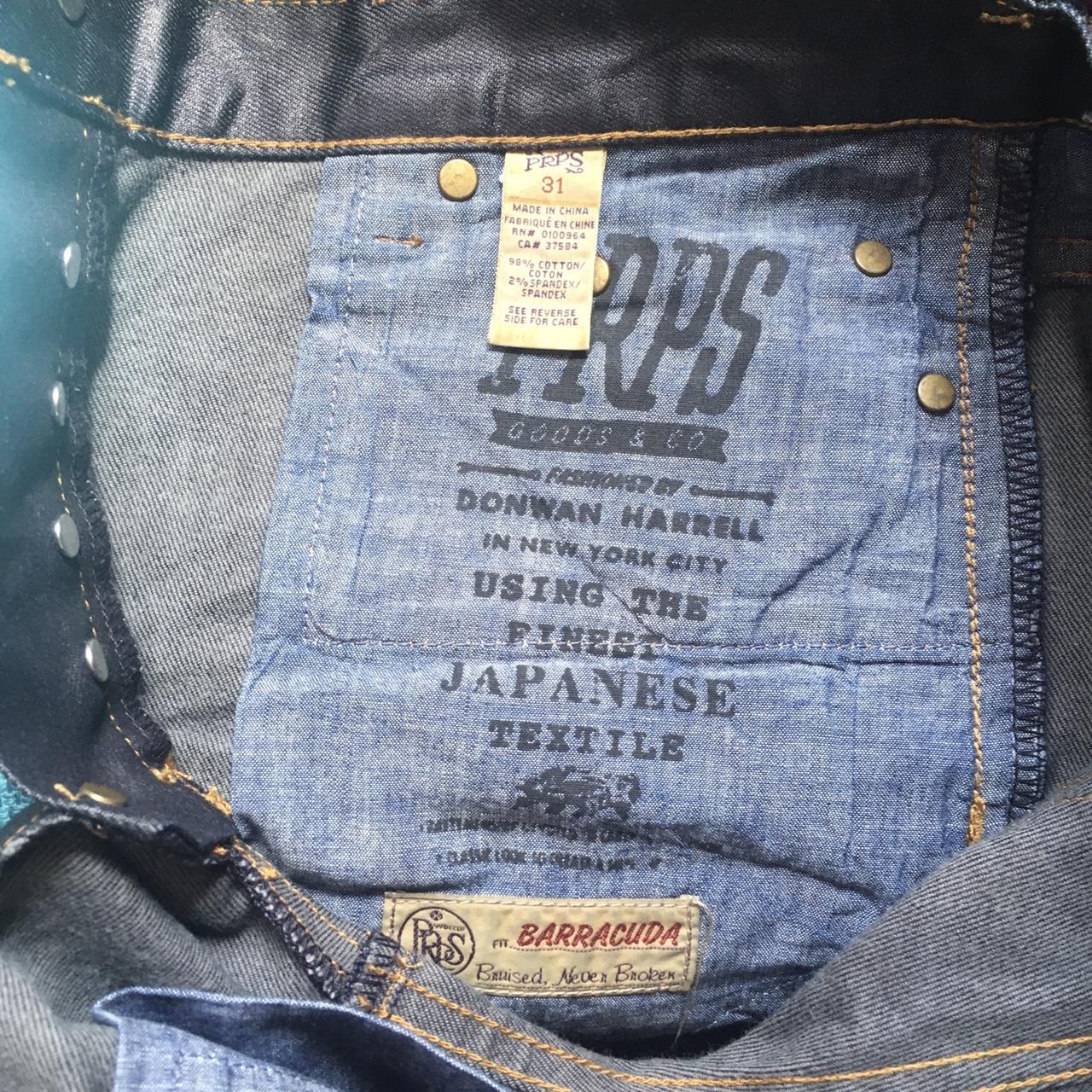 PRPS waxed 31” button fly jeans! i love these but... - Depop