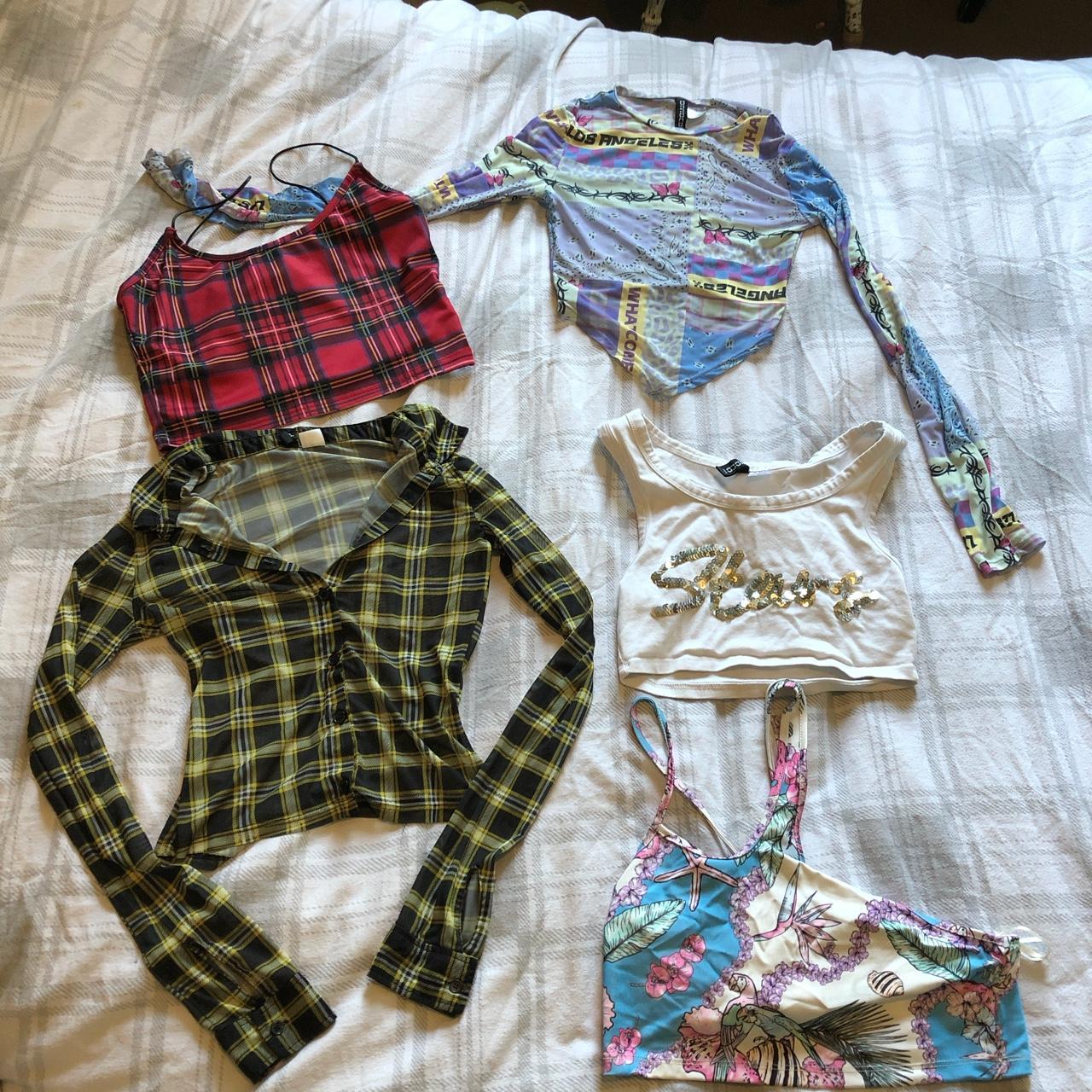 Aesthetic crop top bundle! Ranges of brands but... - Depop