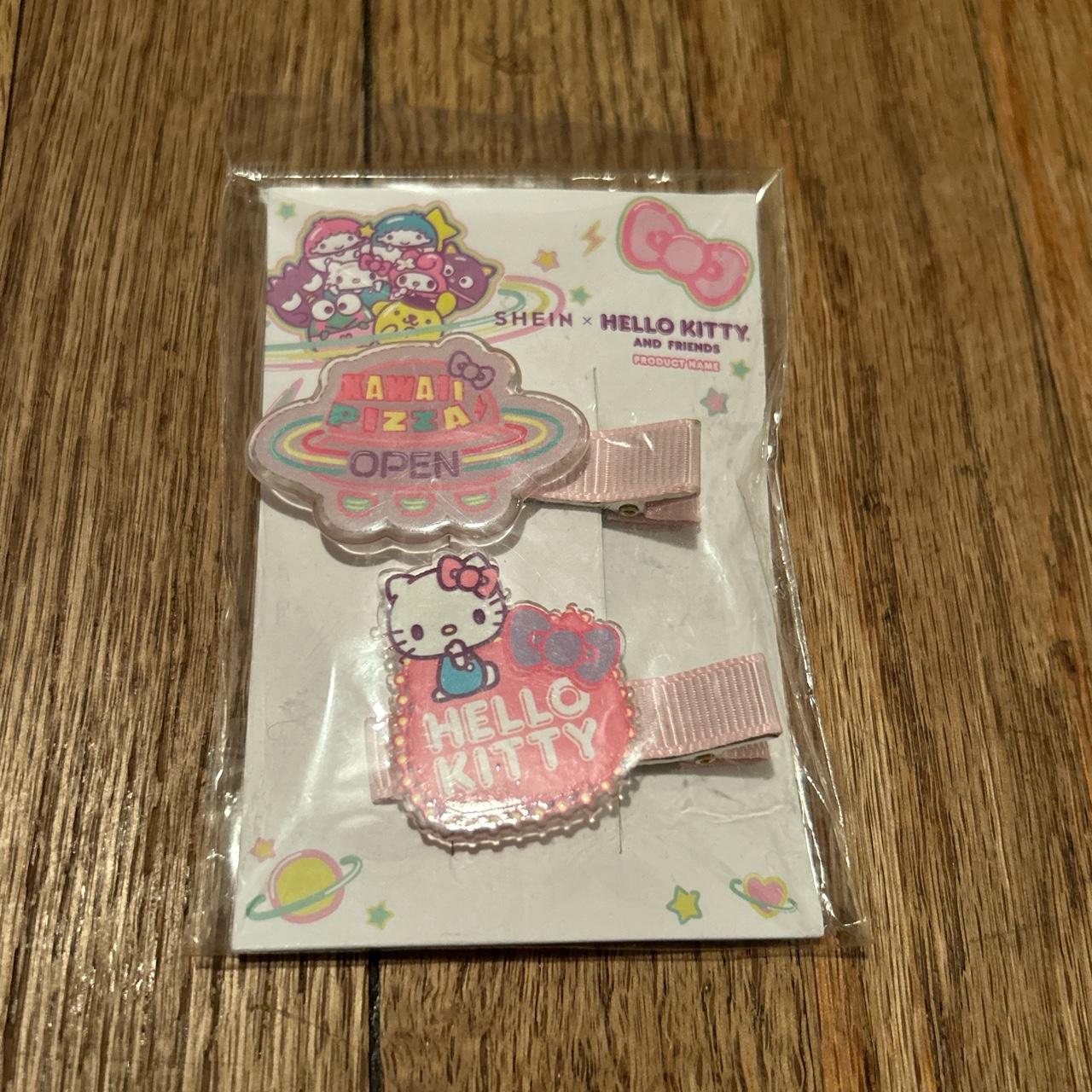 Hello Kitty hair clips nwt Brand: Sanrio x Shein... | Depop