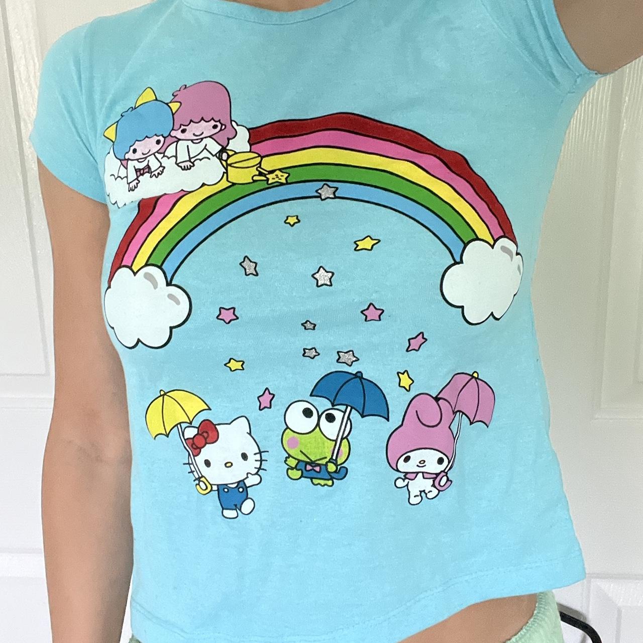 Super cute hello kitty baby tee 🎀 brand new with... - Depop