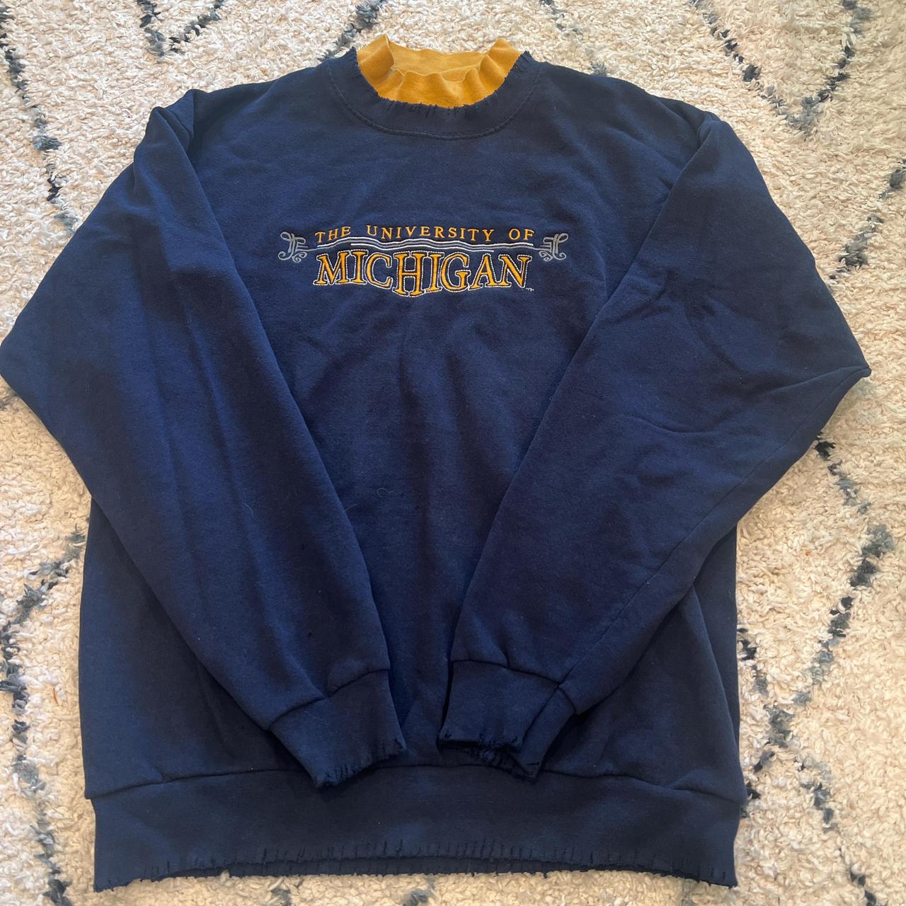 Vintage University of Michigan Sweater #umich... - Depop