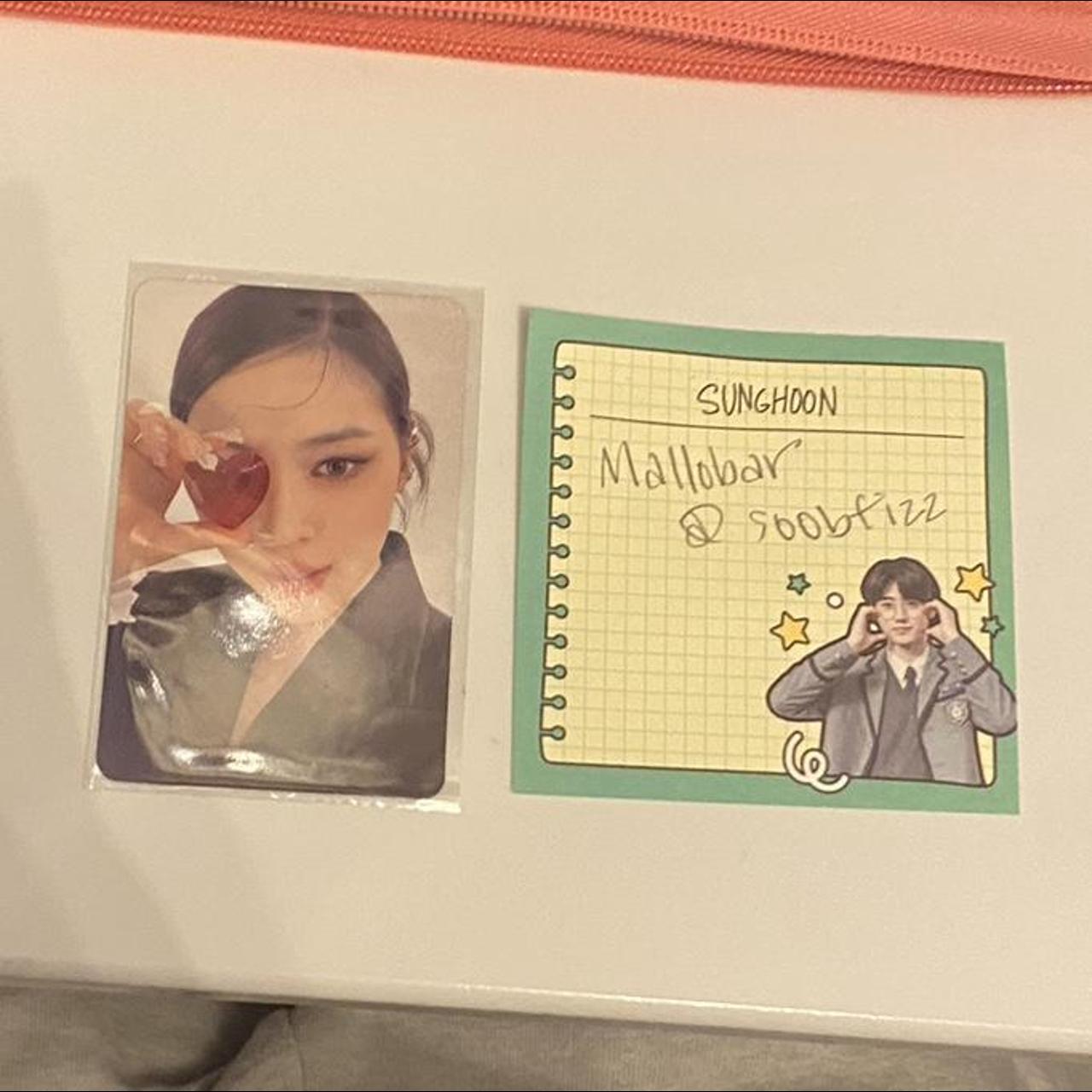 ryujin checkmate photocard pc comes in sleeve usa... - Depop