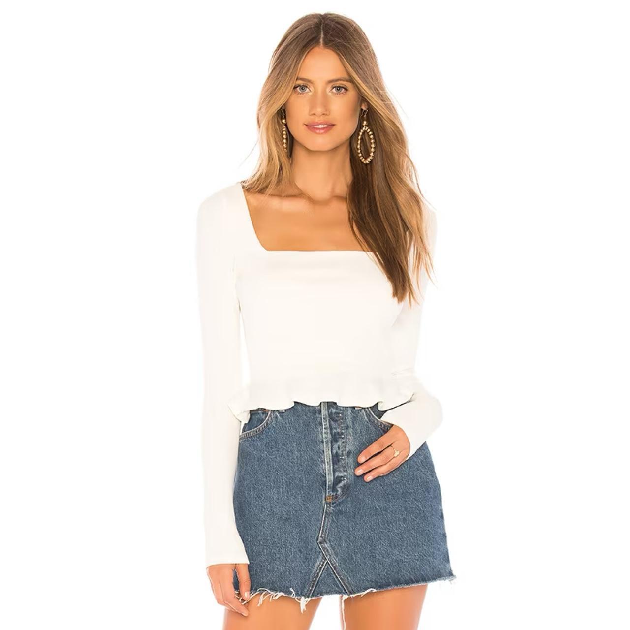 Revolve superdown priscilla ribbed long sleeve... - Depop