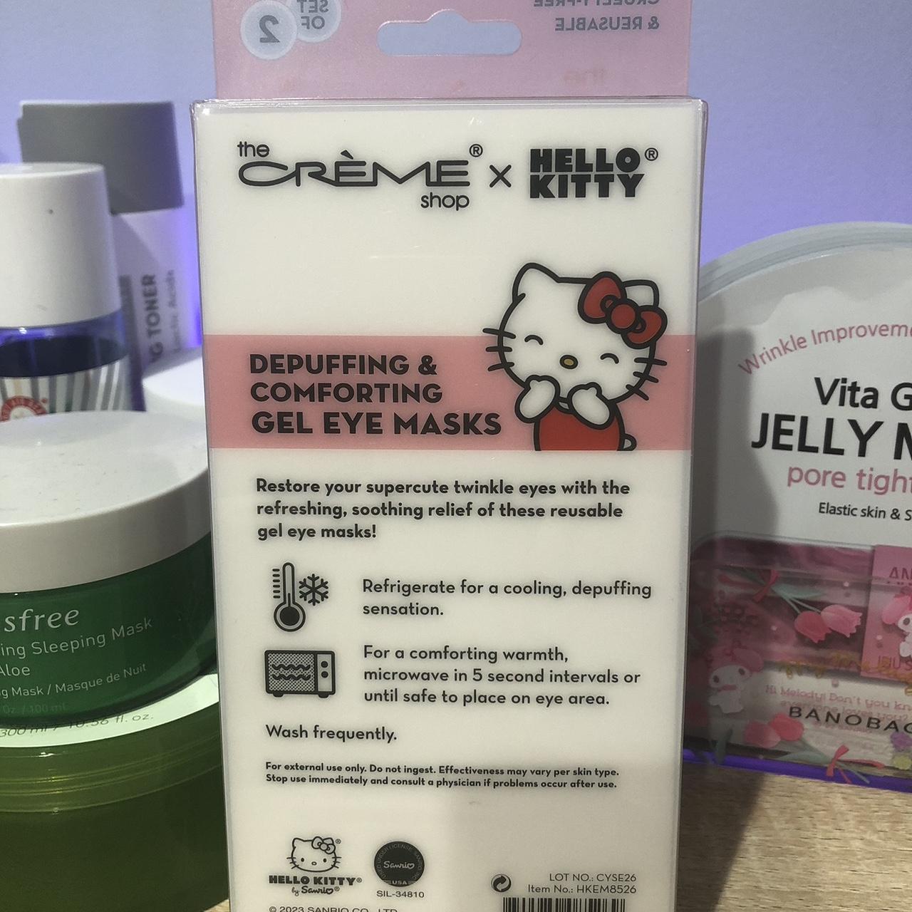 The crème shop x hello kitty gel eye masks. They are... | Depop