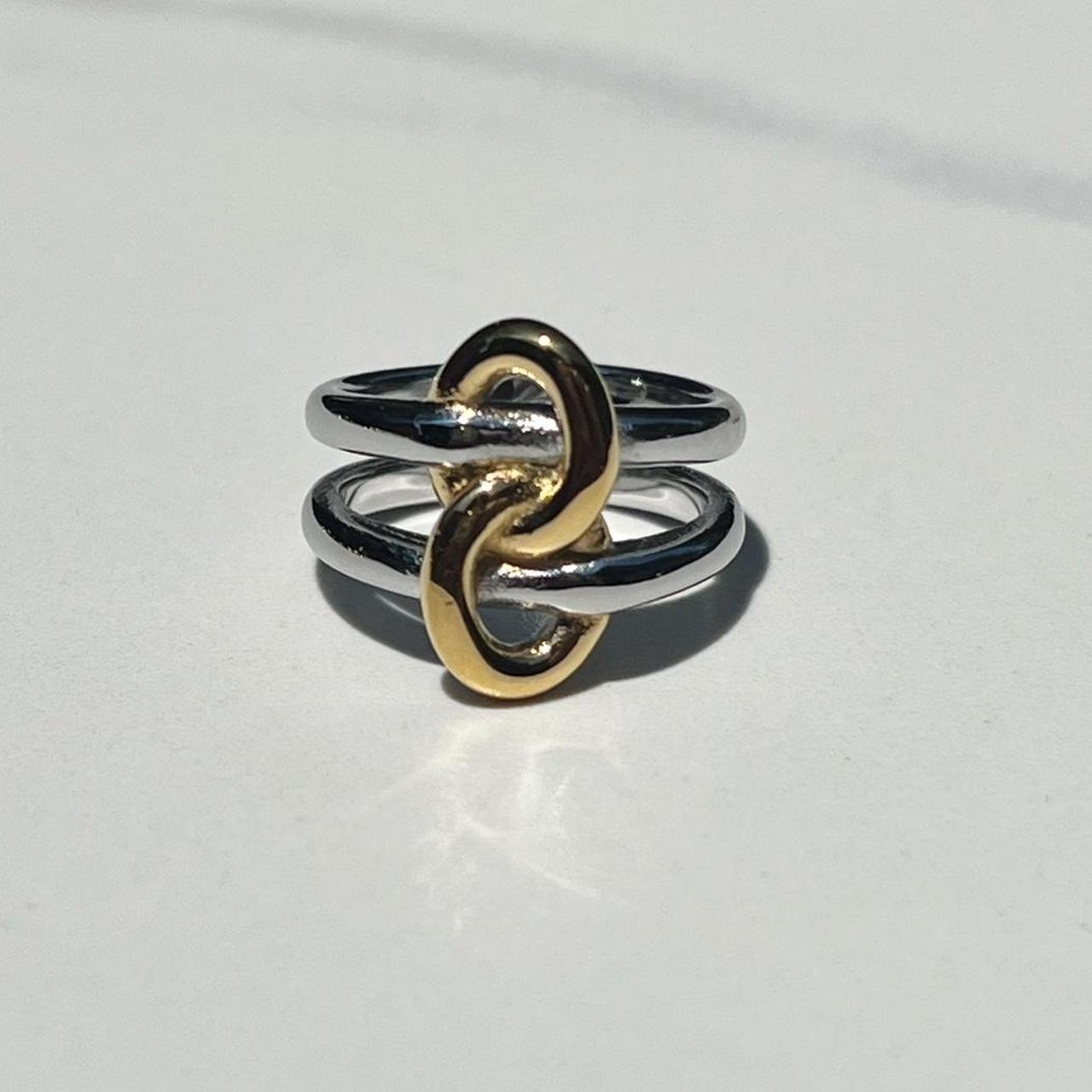 New! “Olivia” Mixed Metal Ring Stainless steel - no... | Depop