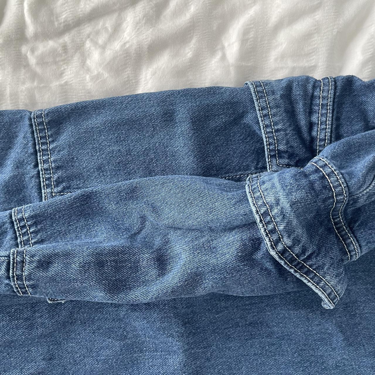 jag wide leg cargo jeans size 30 so flattering - Depop