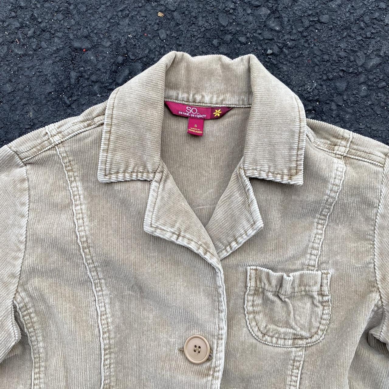 SO Clothing Women's Tan and Brown Jacket | Depop