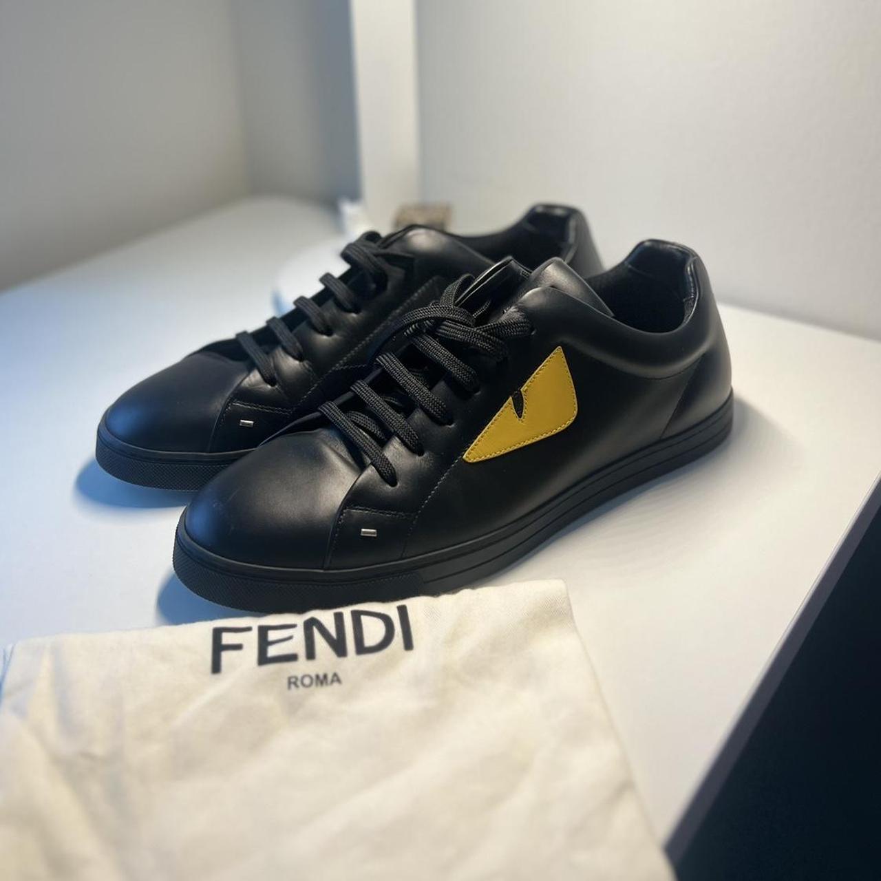 Fendi Men's Black Trainers | Depop