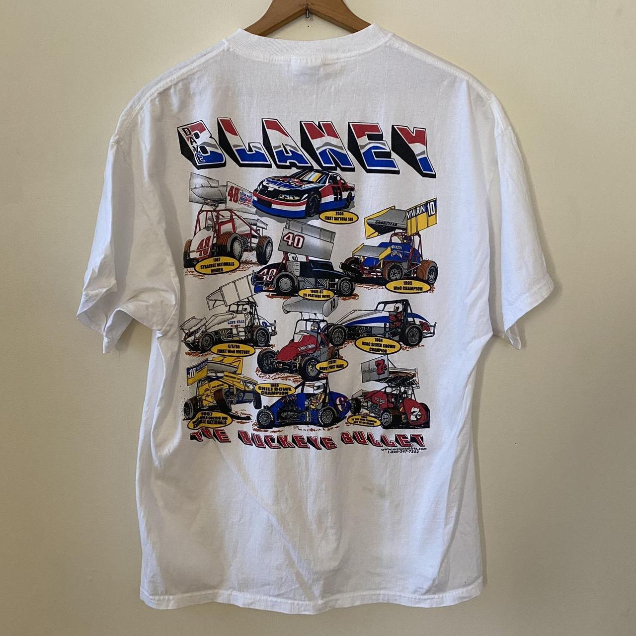 Vintage racing tee. In great condition, Graphics on... - Depop