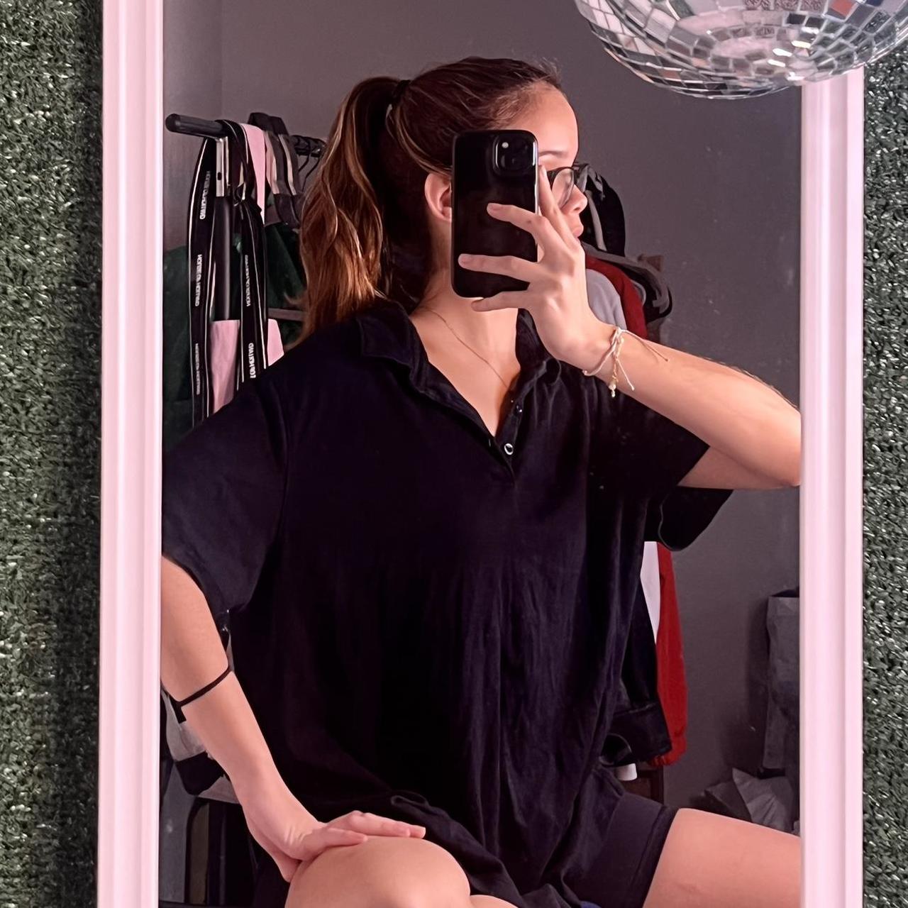 Black basic t shirt Apt 9 Oversized - Depop