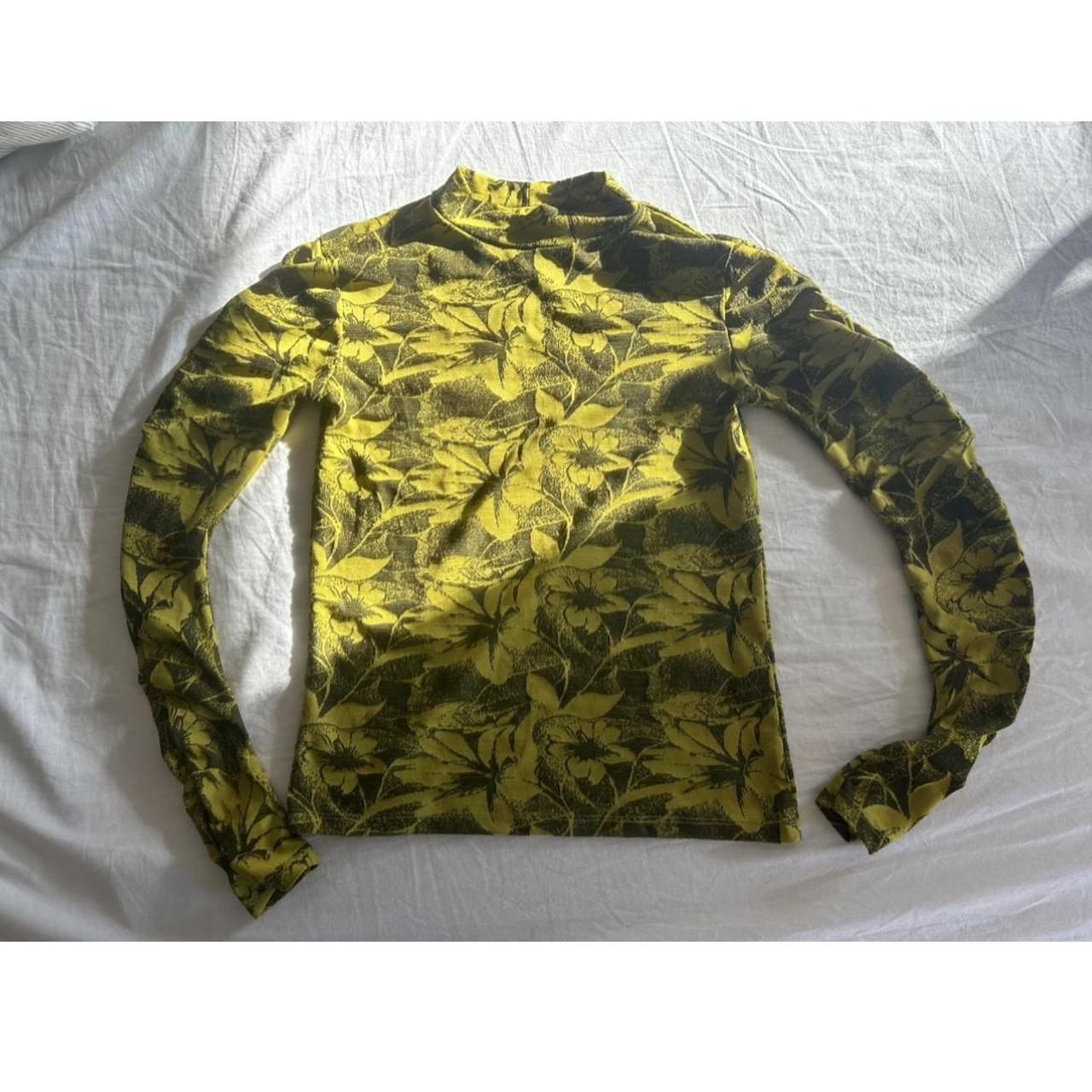 Zara trafaluc small chartreuse yellow / green... - Depop