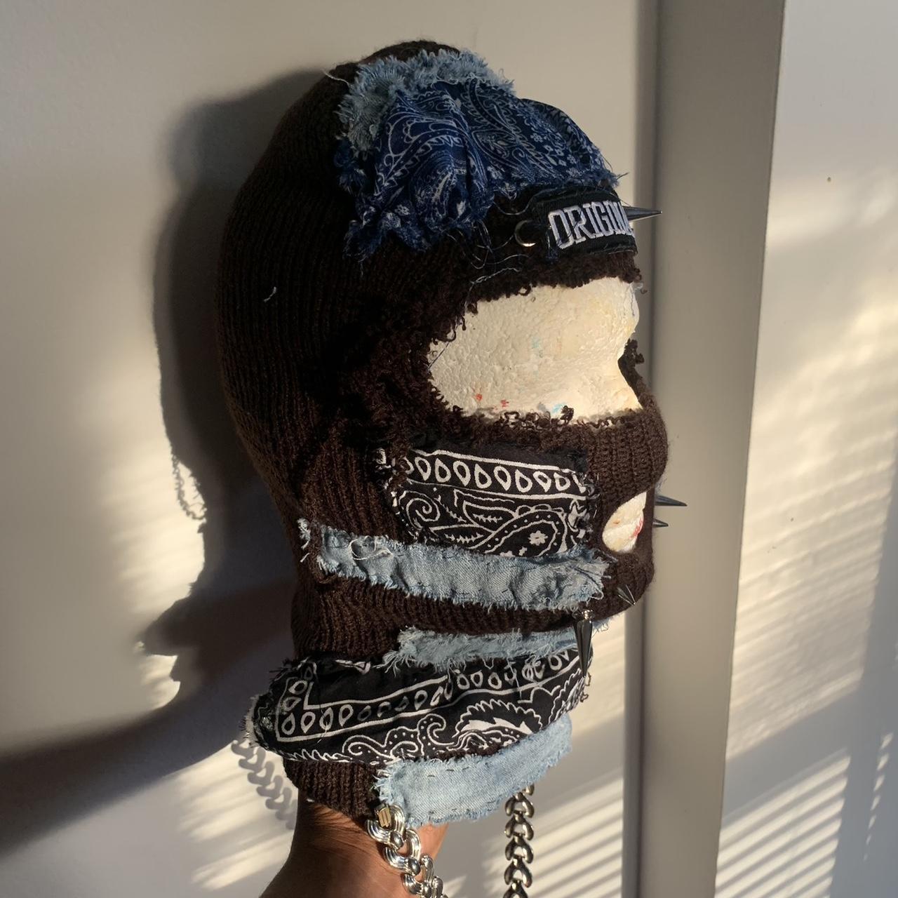 Handmade distressed ski mask Size: S-M Free shipping! - Depop