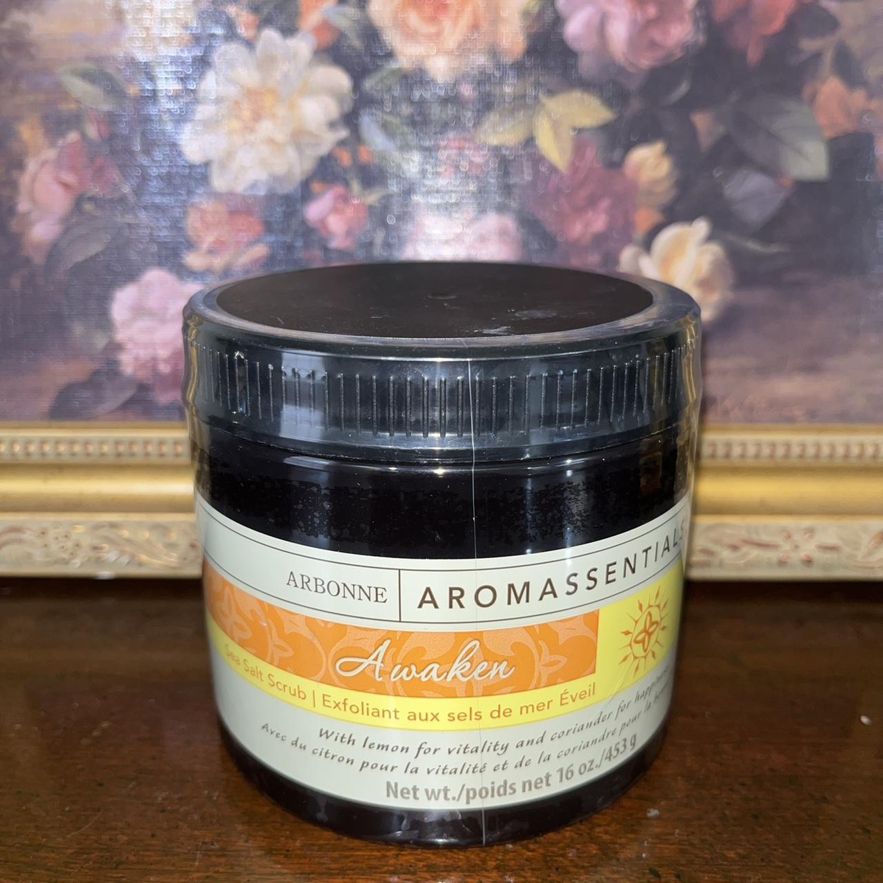 RARE Arbonne Aromassentials Awaken Sea Salt Scrub... - Depop