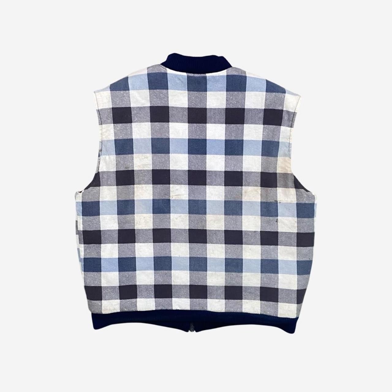 Vintage Dickies Distressed Checker Pattern Hunting... - Depop