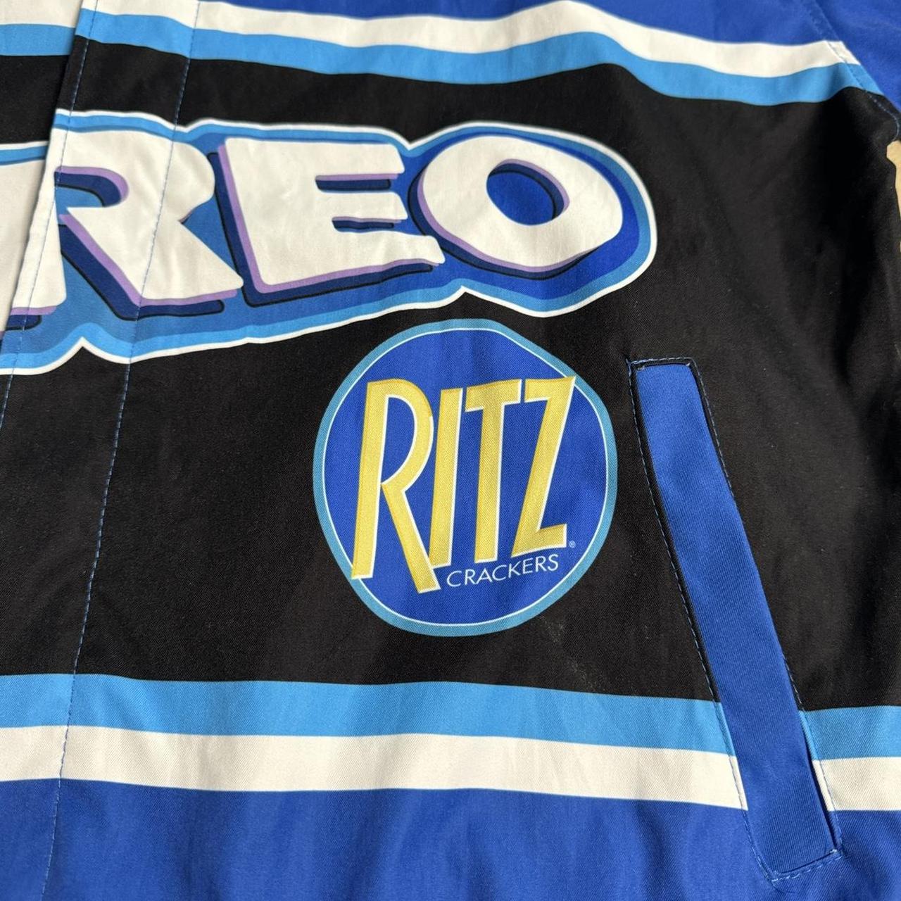 VINTAGE NASCAR CHEVROLET OREO RACING RACER JACKET... - Depop