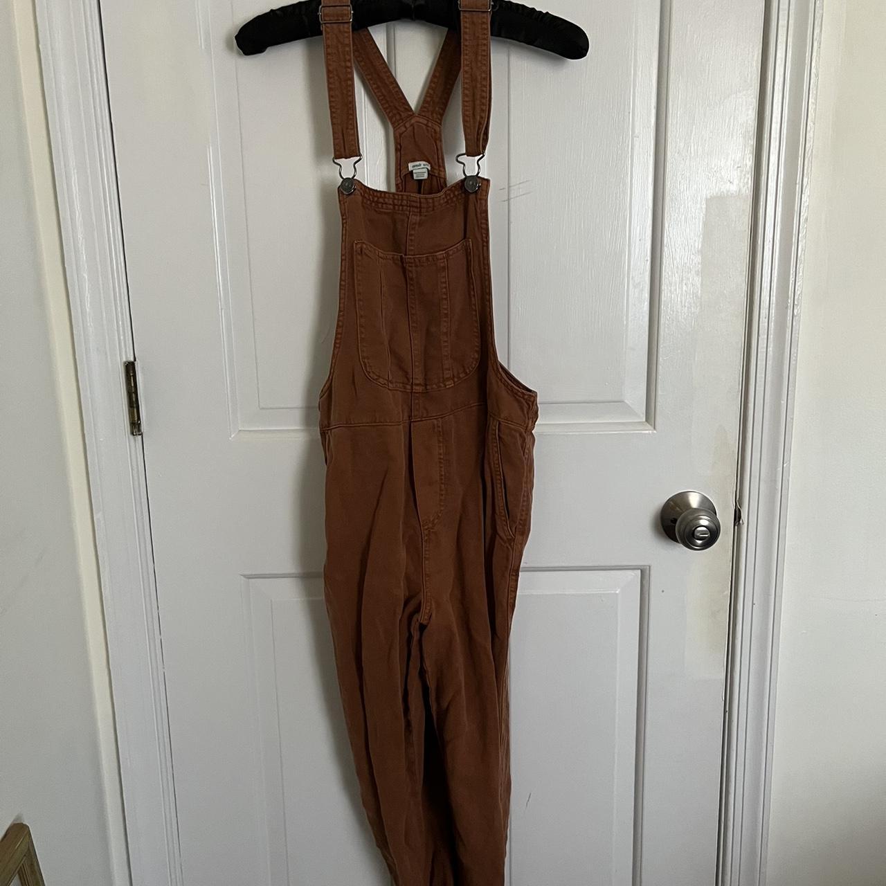 Aerie rust orange overalls Size: XS Only worn a... - Depop