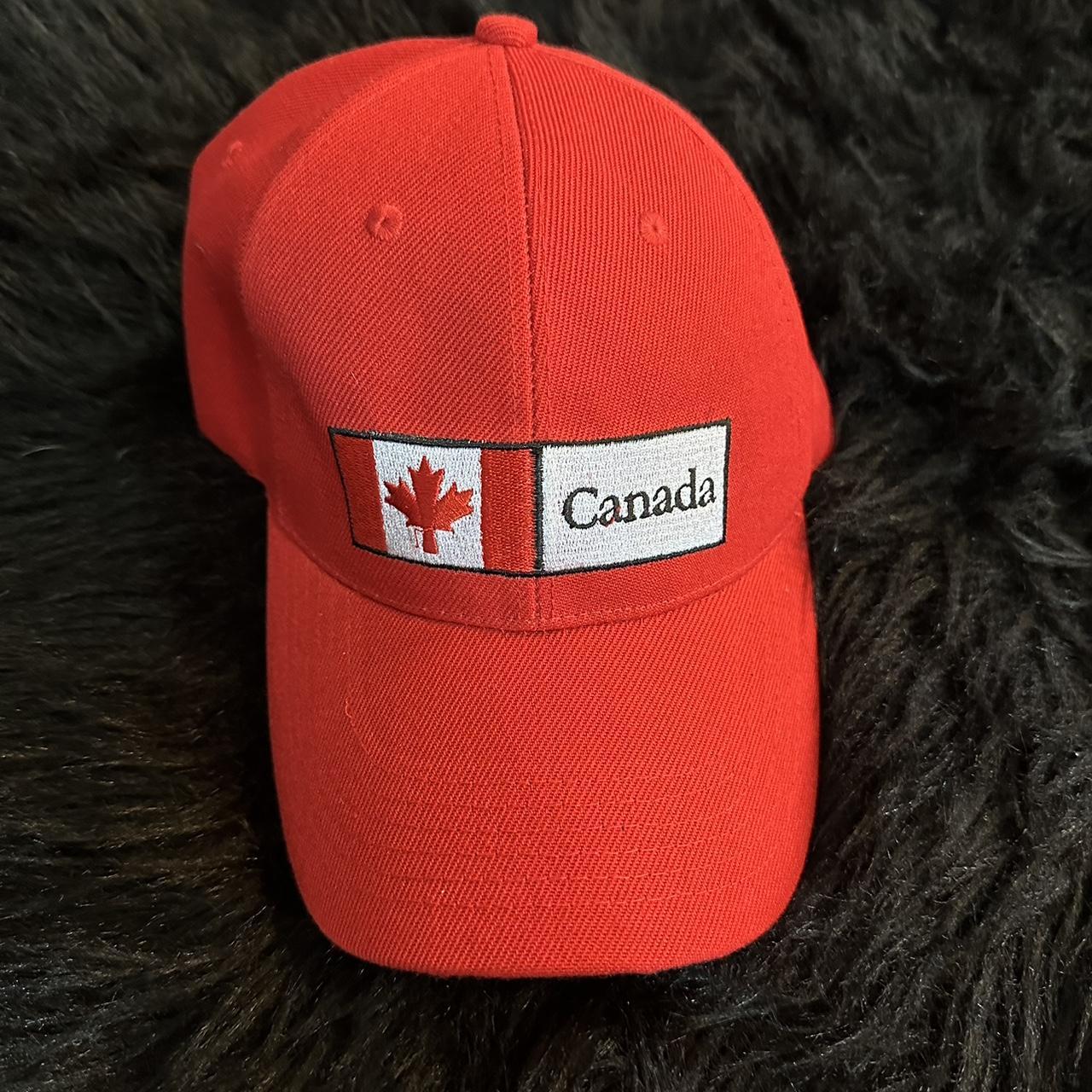 Red and white canada baseball cap #canada #hat new,... - Depop