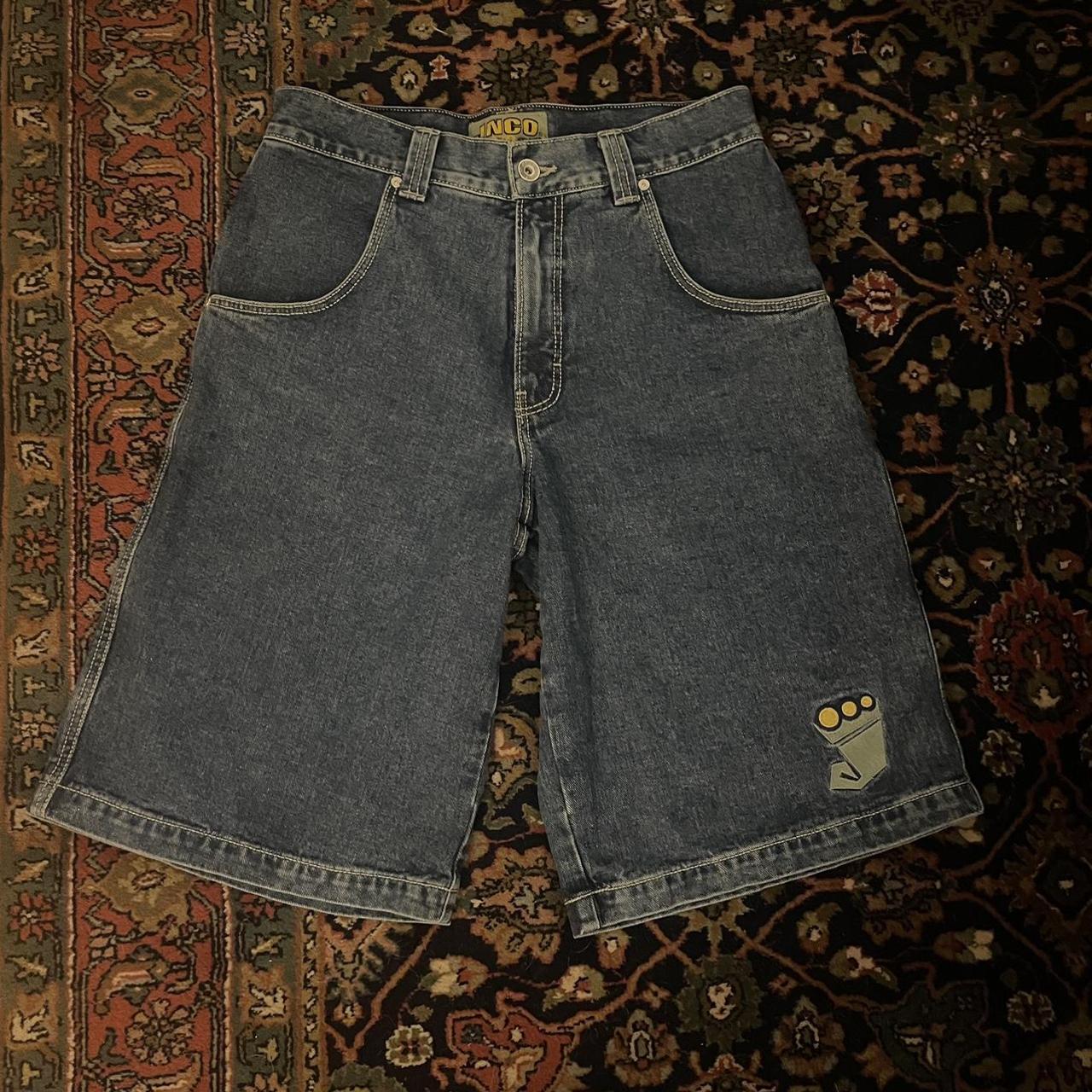 JNCO 179 smoke stacks vintage 90s jorts size 32x14... - Depop