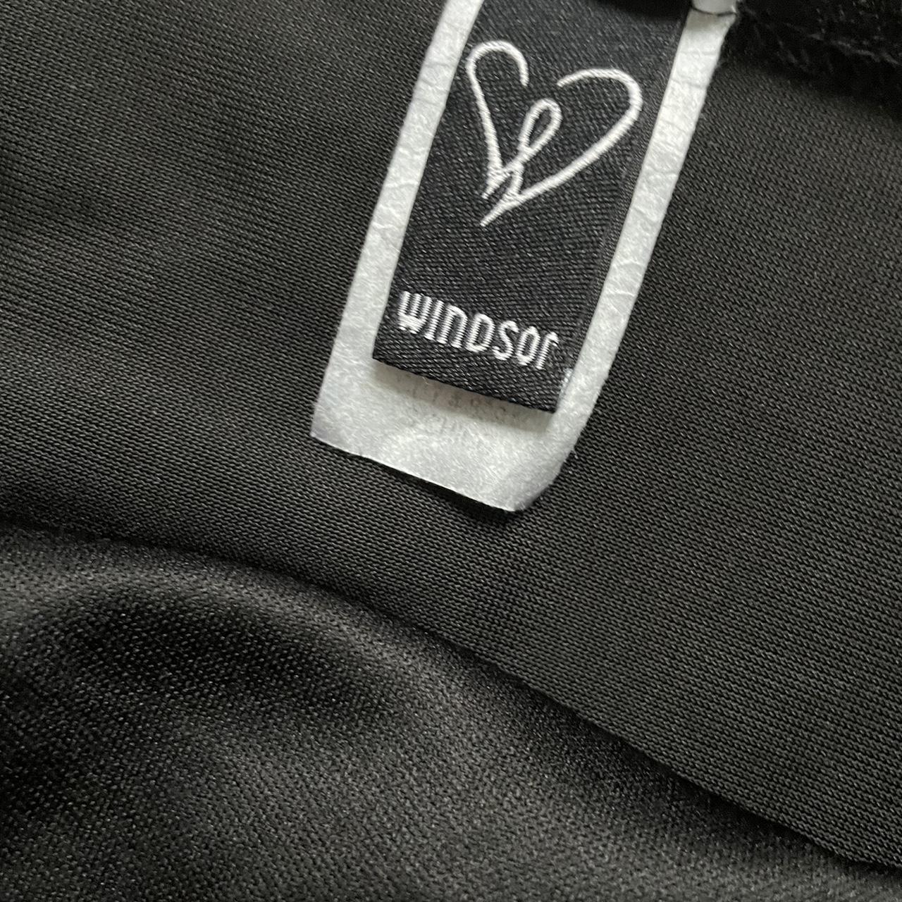 WINDSOR sparkly black mini bodycon dress. Worn once,... - Depop