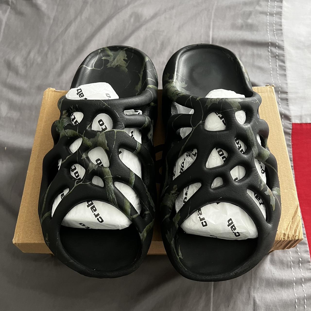 Imran Potato Camo Crab Slides Still in good... - Depop