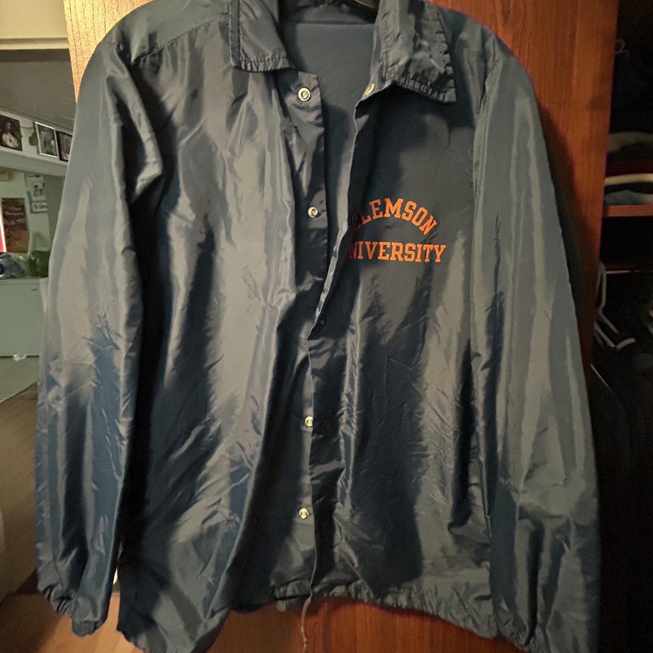 Vintage Clemson university jacket - Depop