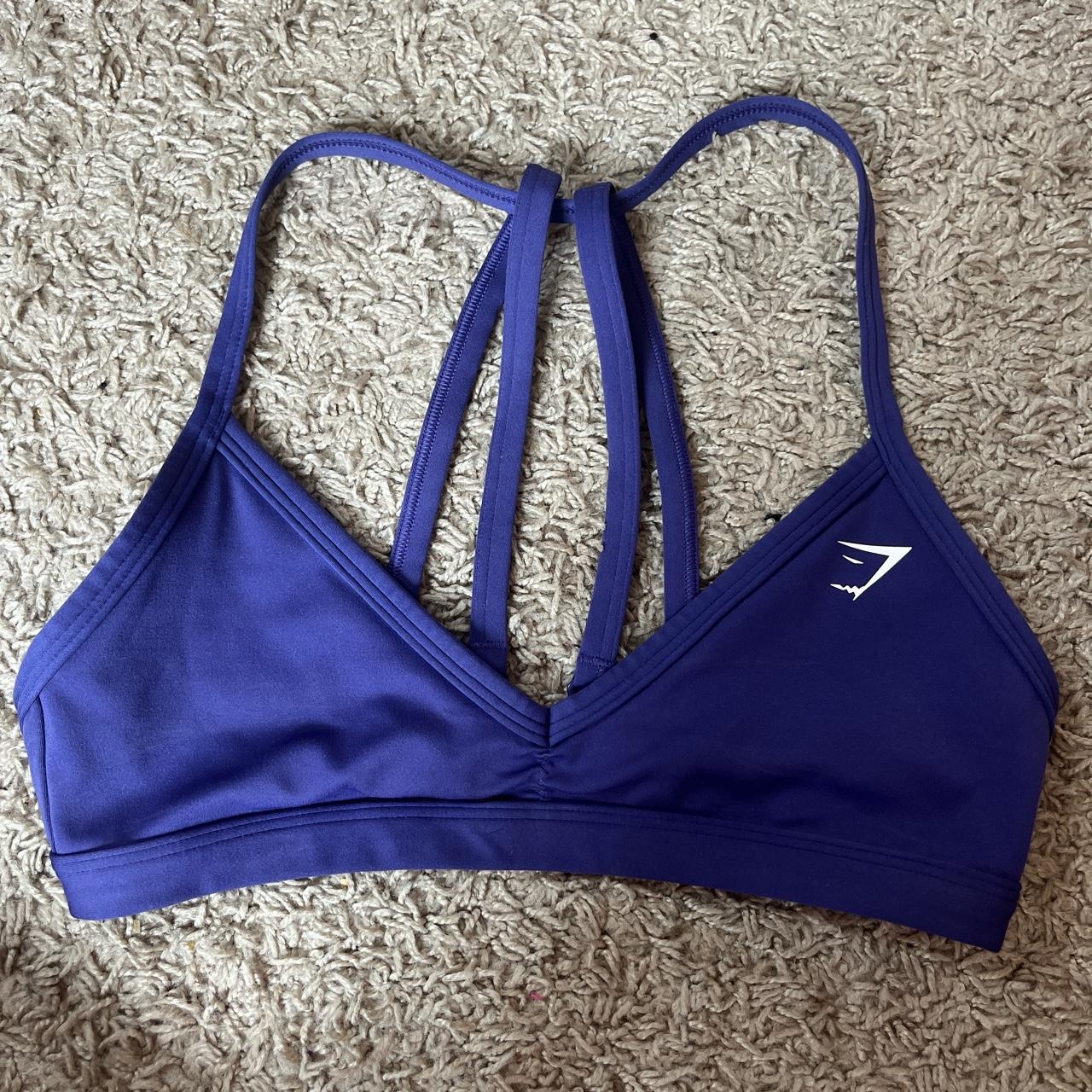 gym shark bra! light support super soft and... - Depop