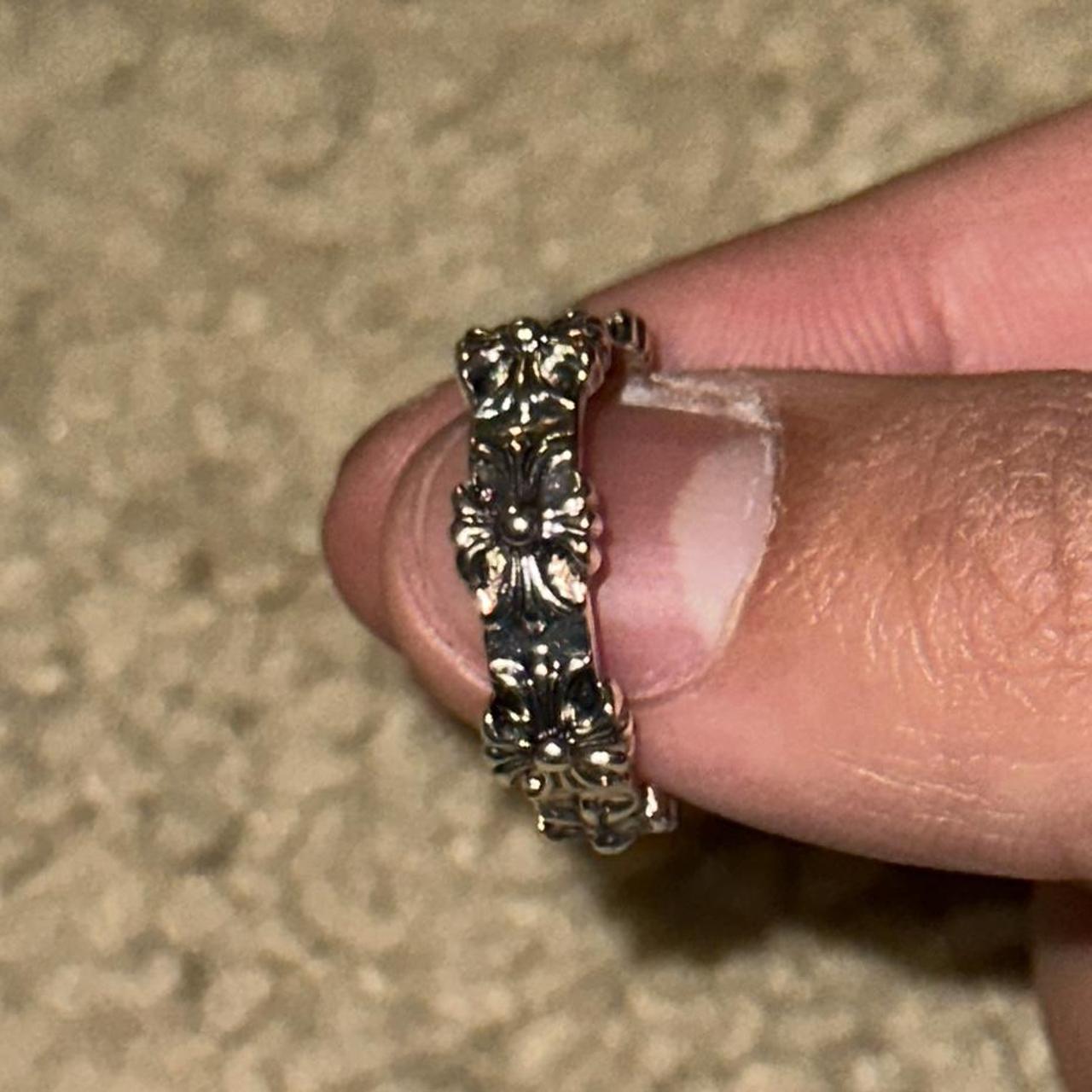 RARE Vintage Adjustable Chrome Hearts Ring |... - Depop