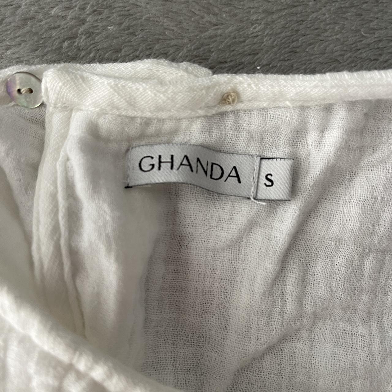 ghanda top can fit an xs/s never worn without tags - Depop