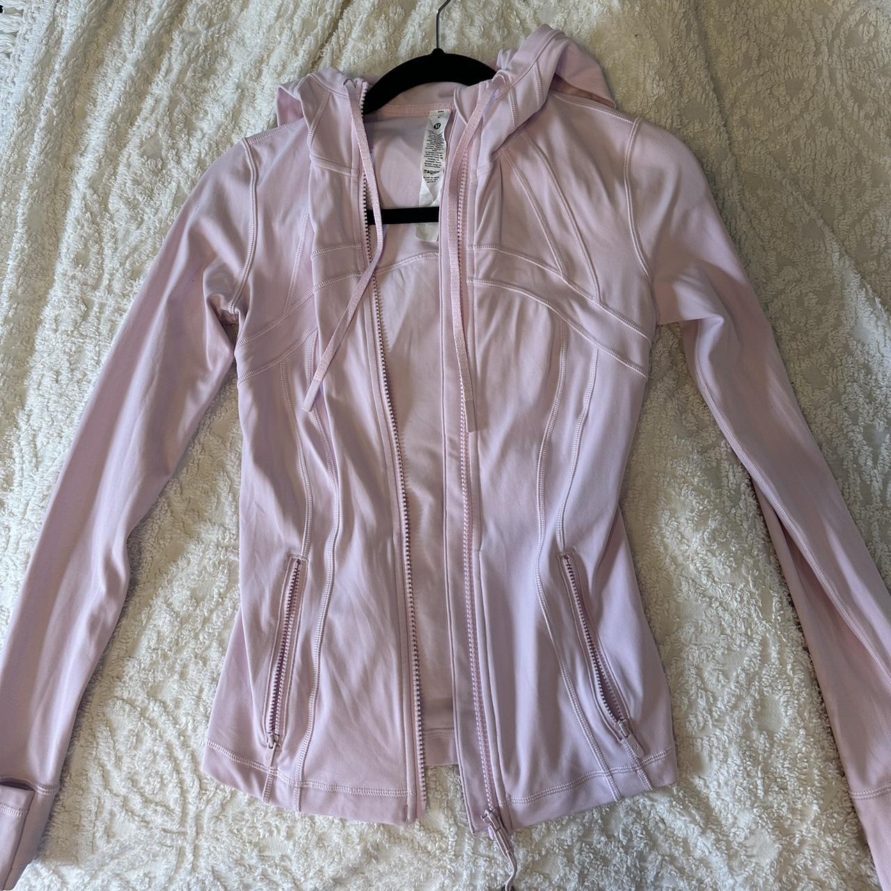 Lululemon align hooded jacket in meadowsweet pink... - Depop