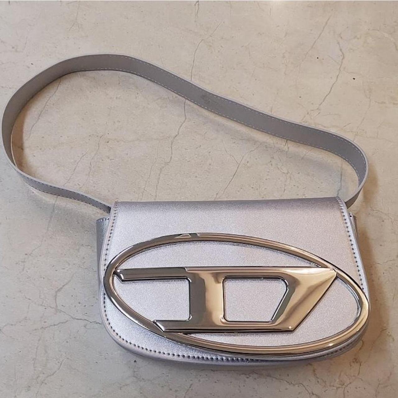 diesel bag ONLY SILVER AVAILABLE NOW WITH BOX and... - Depop