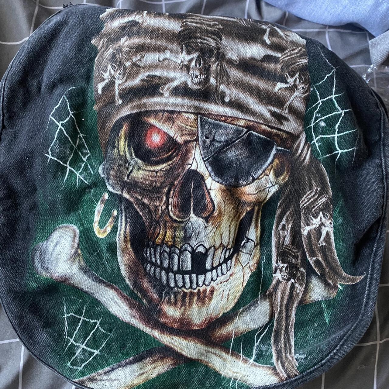 Y2K skull crossbody bag #grunge# emo#y2k#emo - Depop