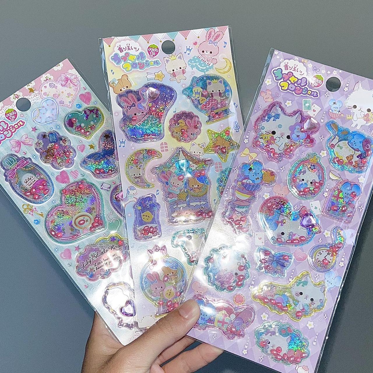 adorable strawberry-scented shaker stickers 🍓🫧... - Depop