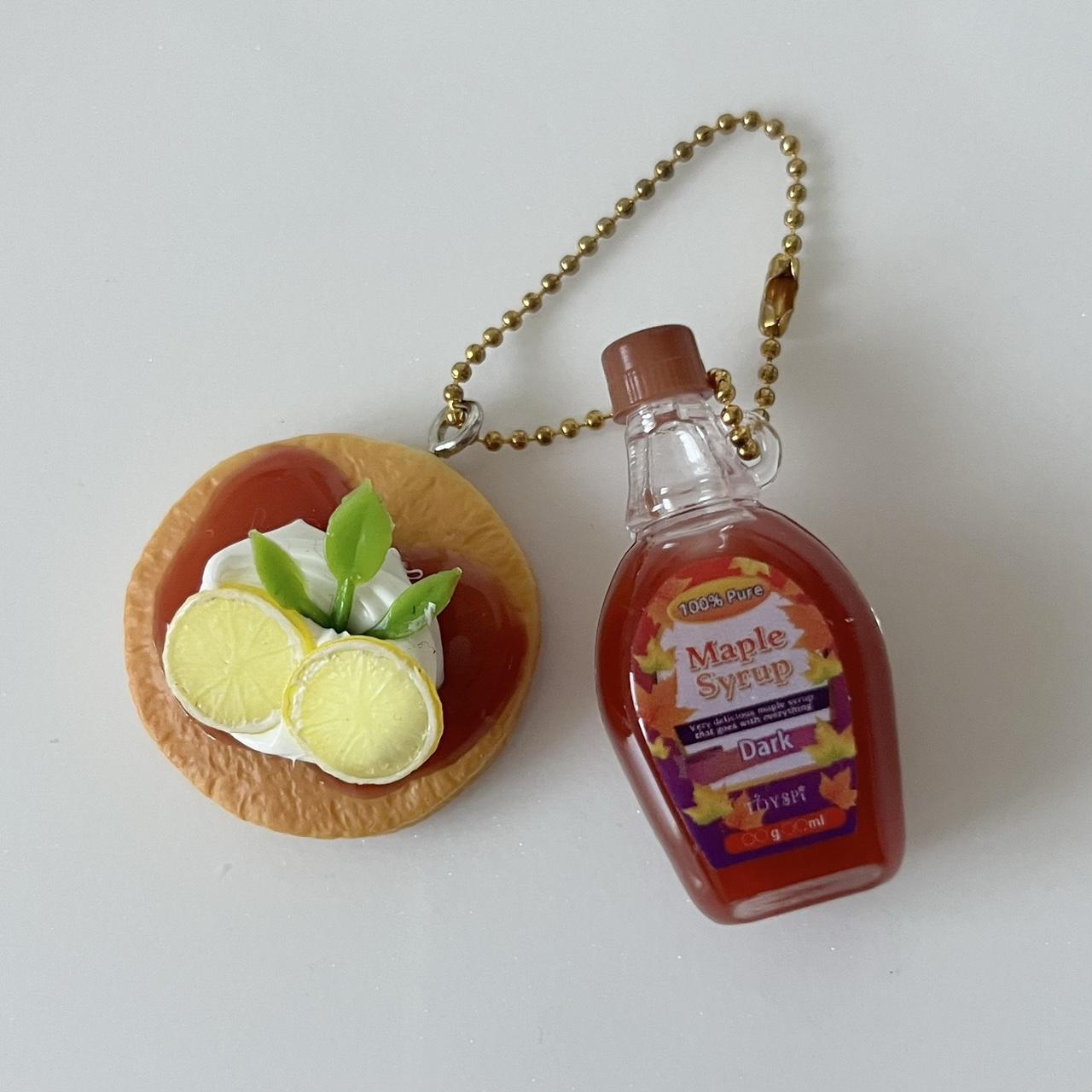 japanese ricotta pancake charm 🥞🤎 2 charms in one!... | Depop